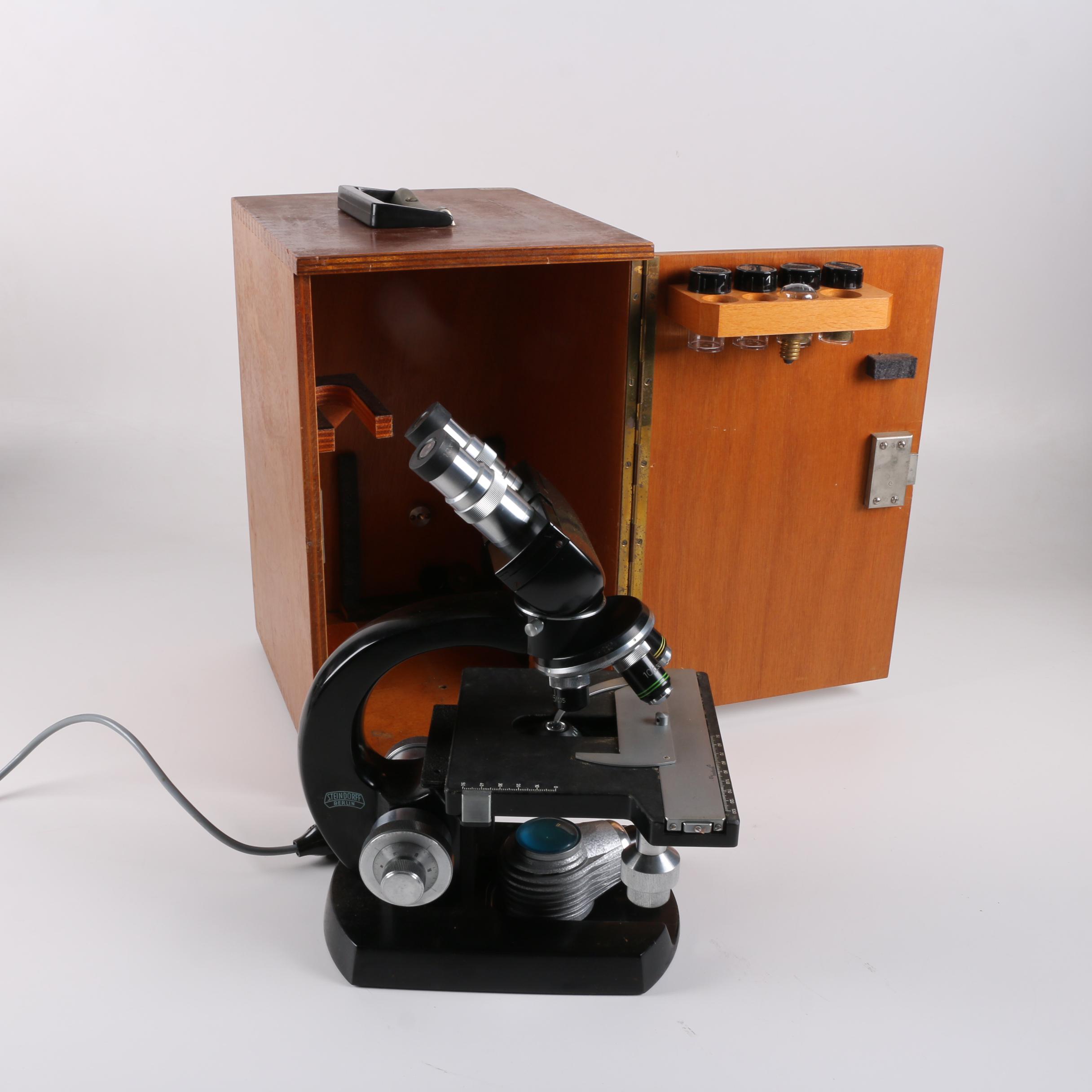 Steindorff Binocular Microscope with Case | EBTH