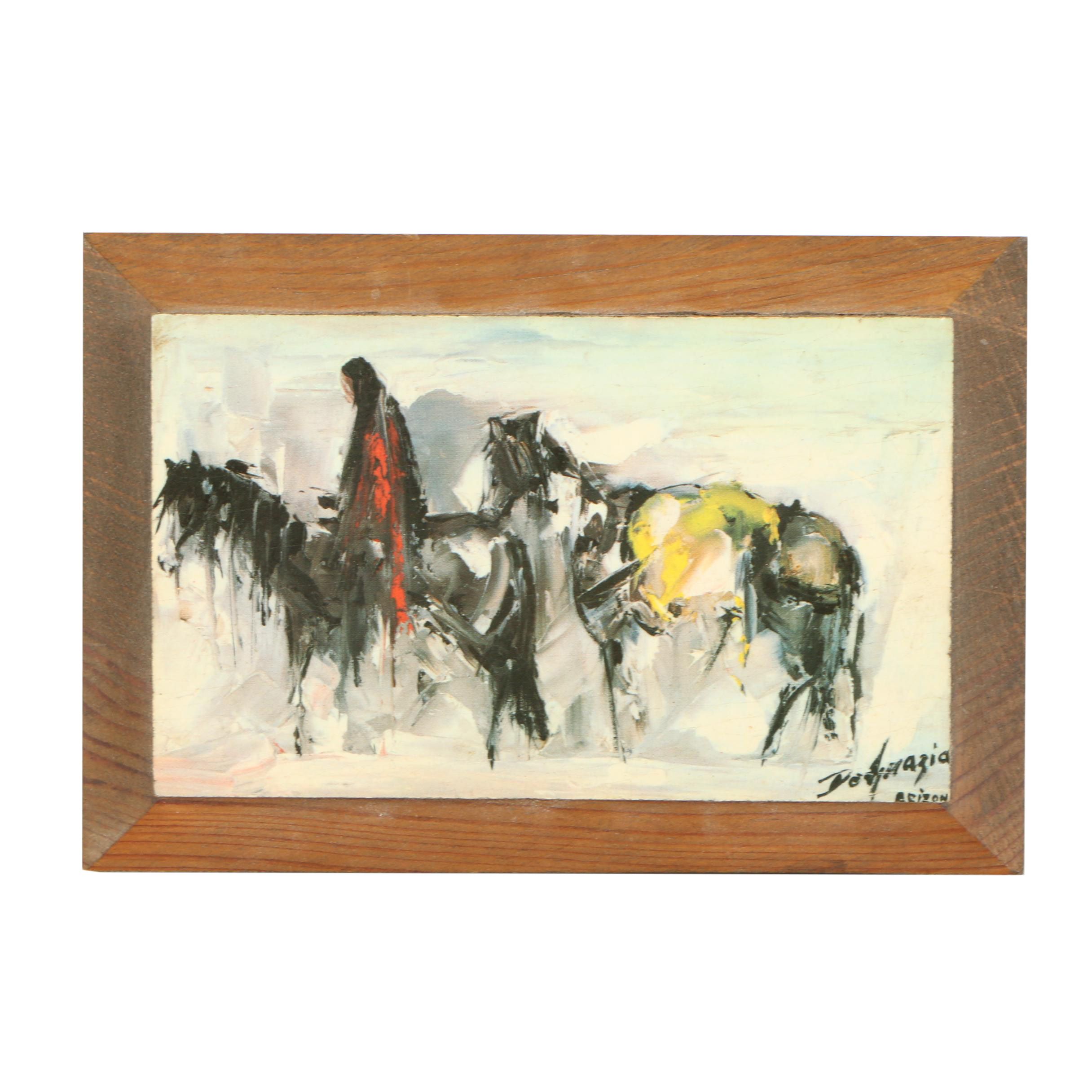 DeGrazia Offset Lithograph "Alone" | EBTH
