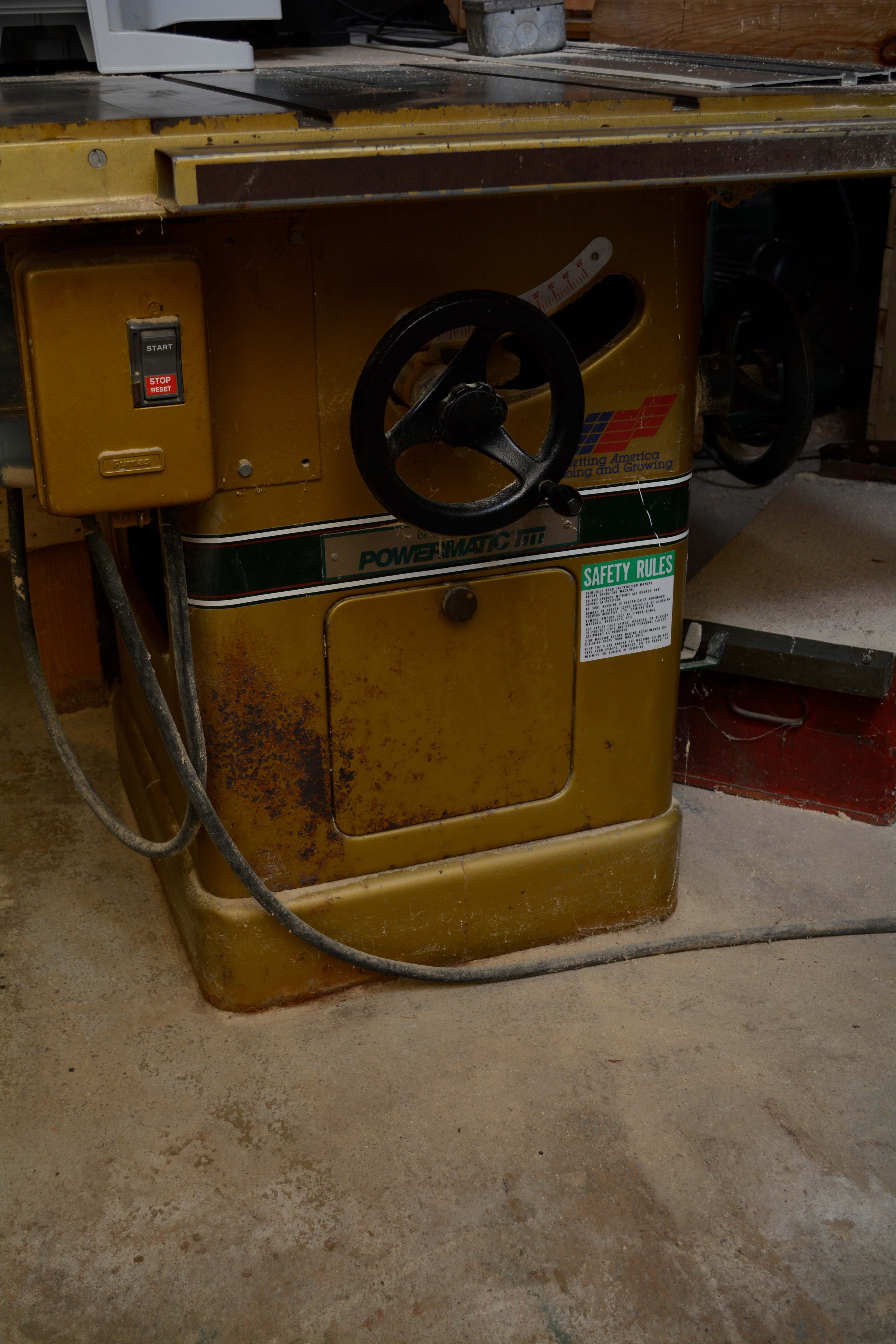 Vintage Powermatic Model 66 Table Saw | EBTH