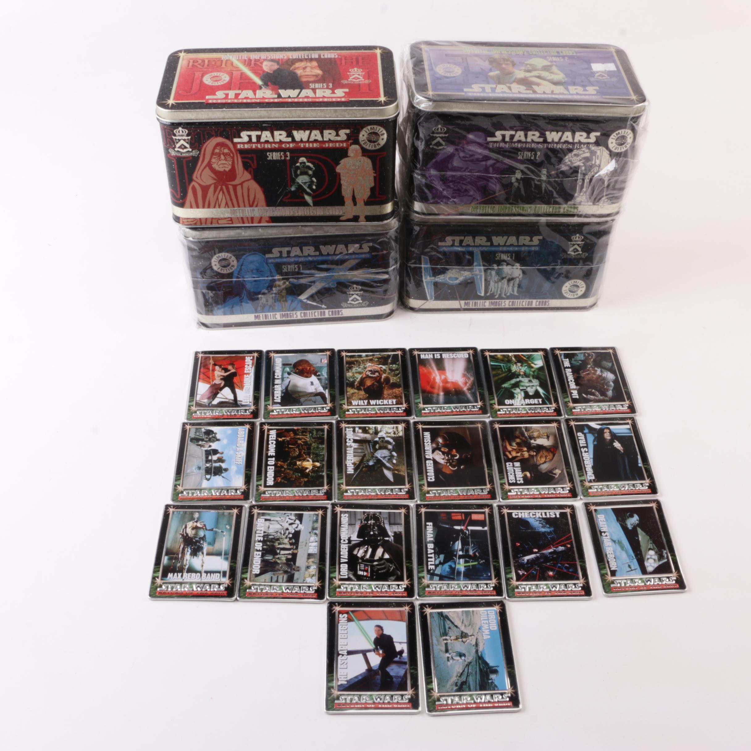 1990s Metallic Impressions "Star Wars" Trading Cards | EBTH