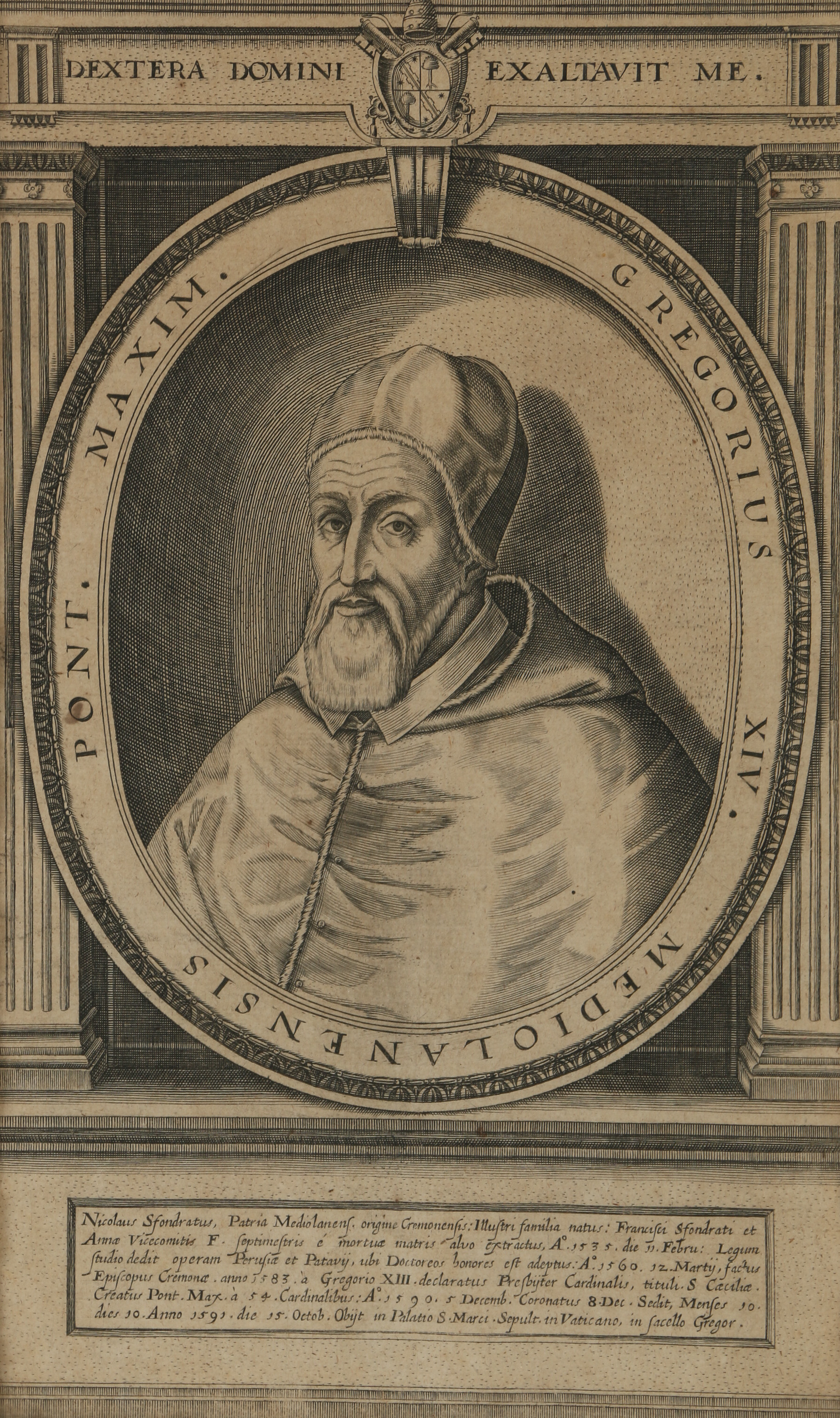Reproduction Lithograph "Pope Gregory XIV" | EBTH