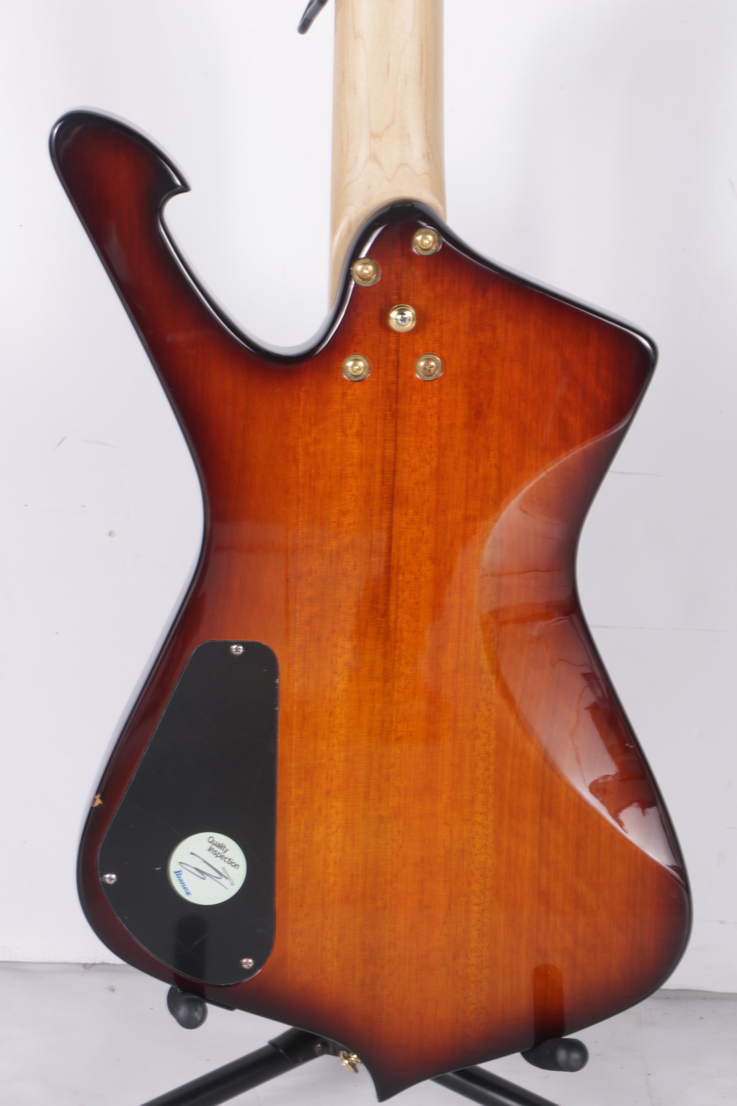 Ibanez Iceman Bass Guitar with Gig Bag and Stand | EBTH