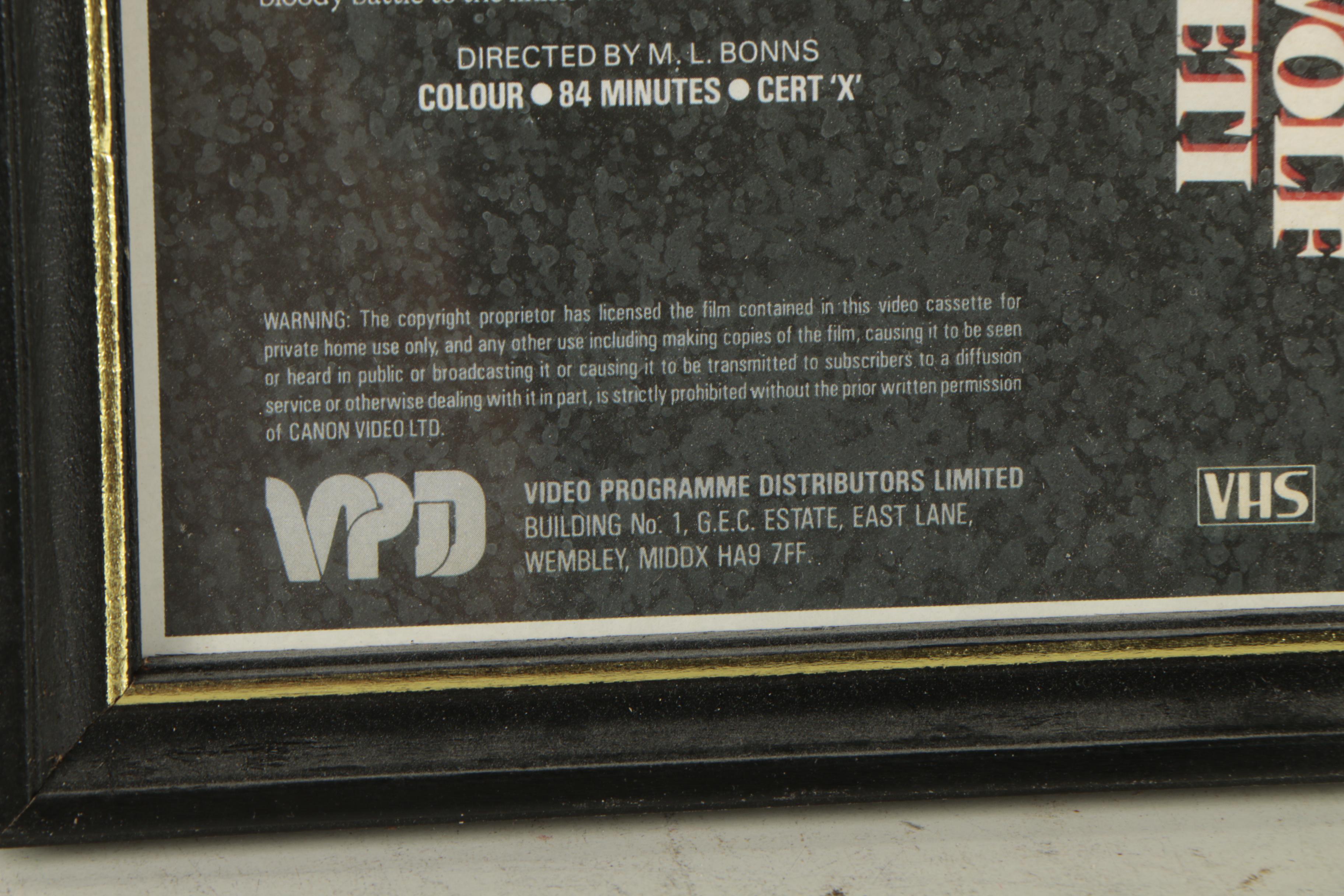 Offset Lithographs for Paul Naschy Horror Movies with Fred Olen Ray ...