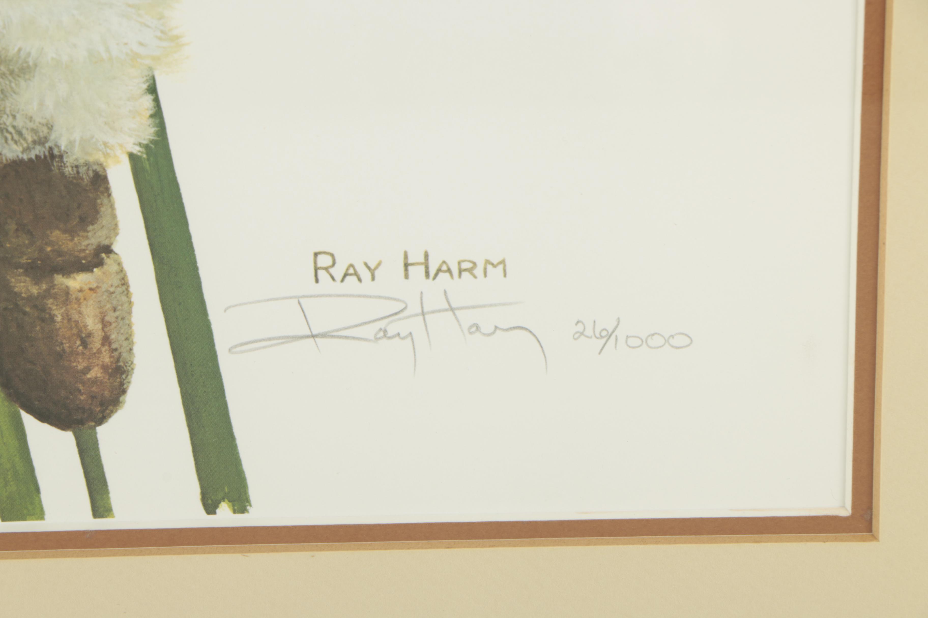 Ray Harm Limited Edition Offset LIthograph "Red-Winged Blackbird" | EBTH