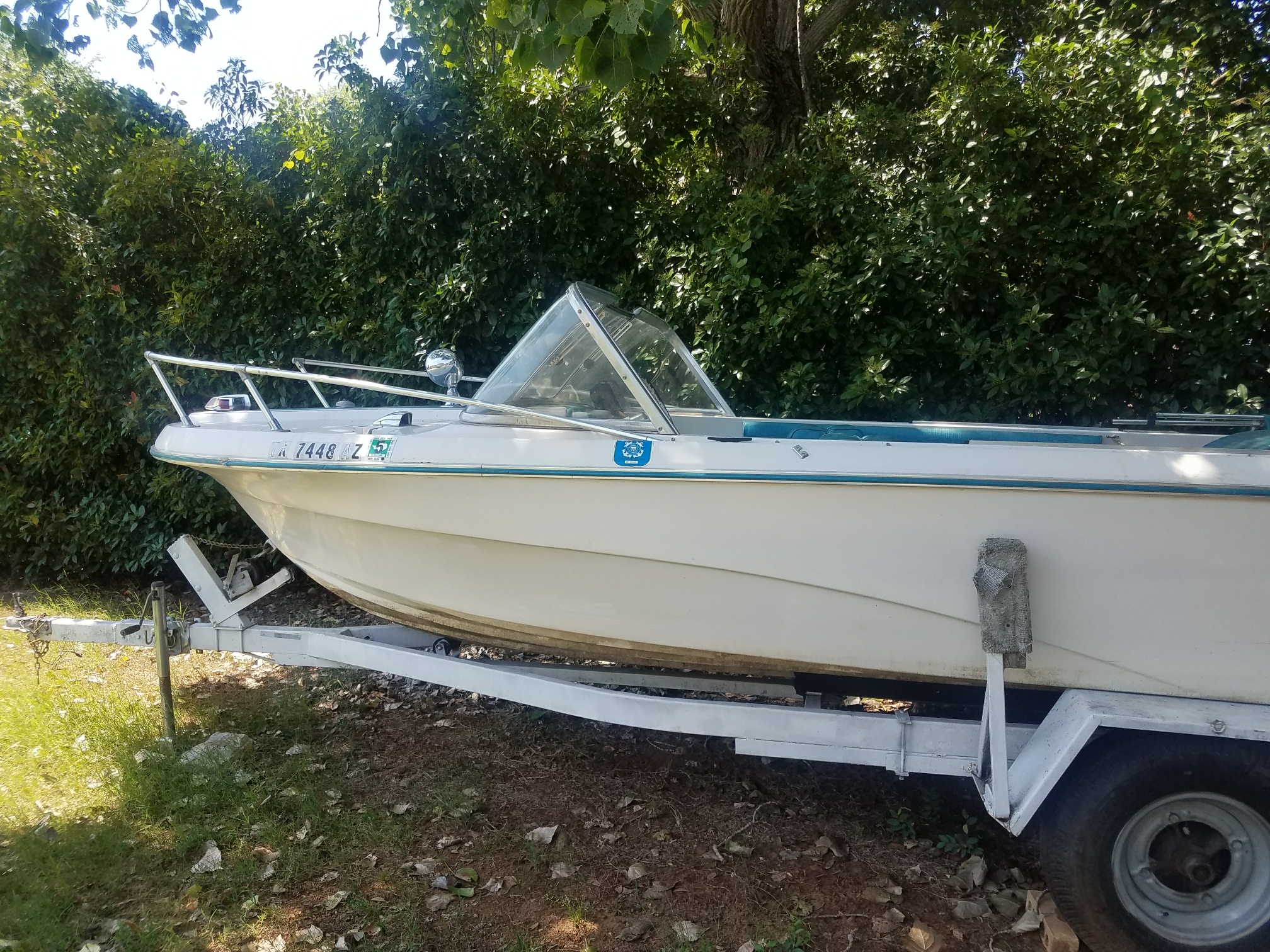 1967 Mark Twain V-Sonic 18' Boat with Trailer | EBTH