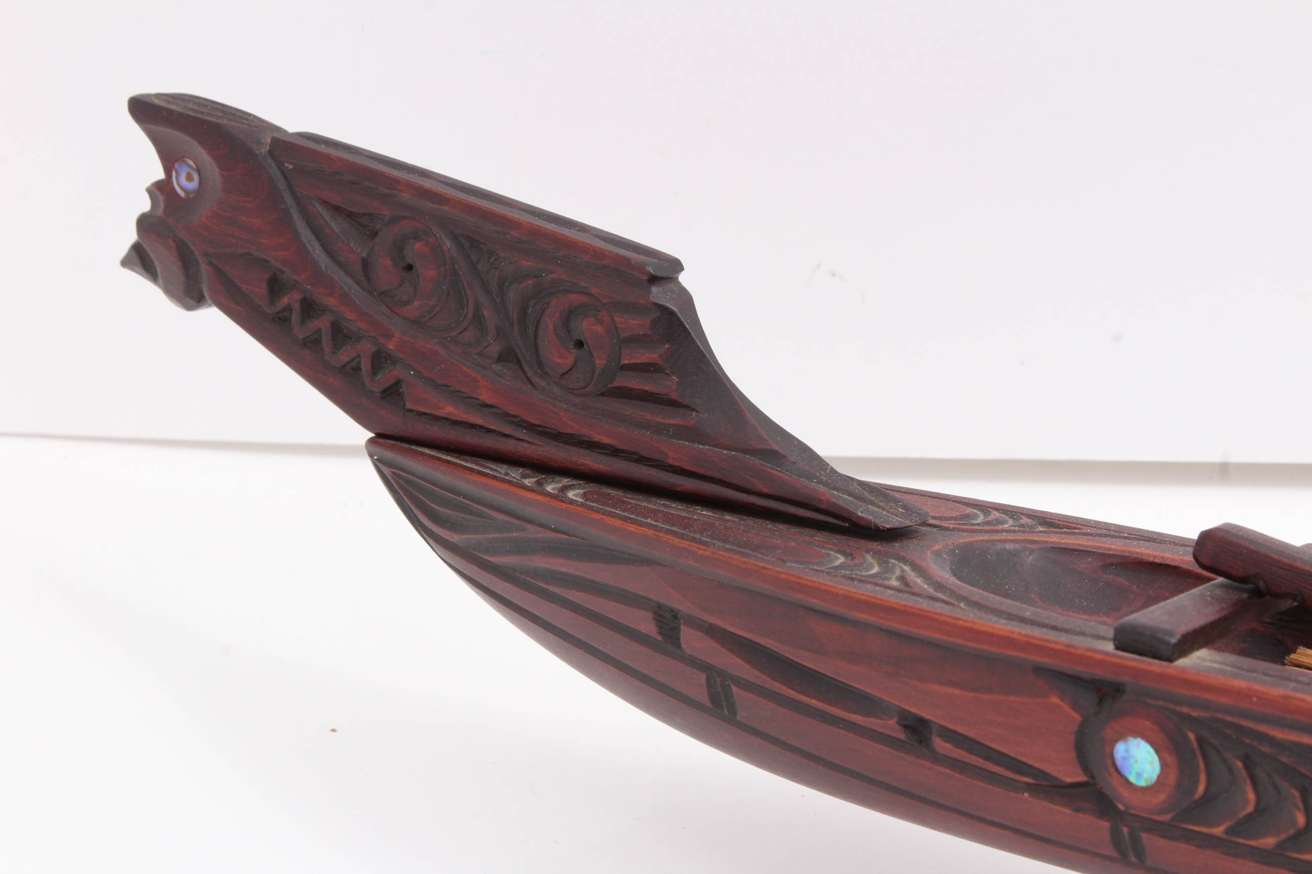 Abalone Accented Rosewood Model Ship | EBTH