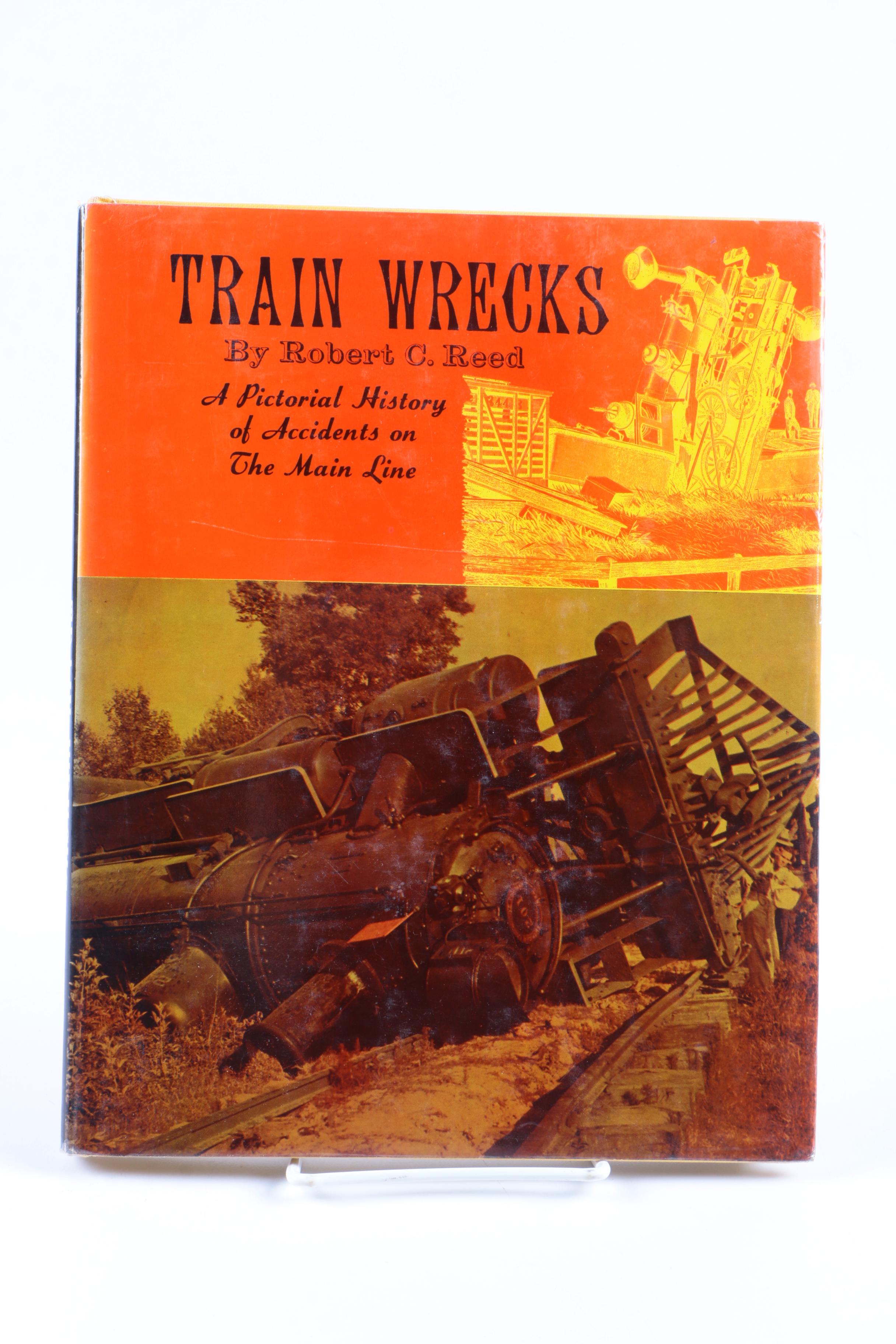 Assorted Hardcover Books on Trains including "Train Wrecks" | EBTH