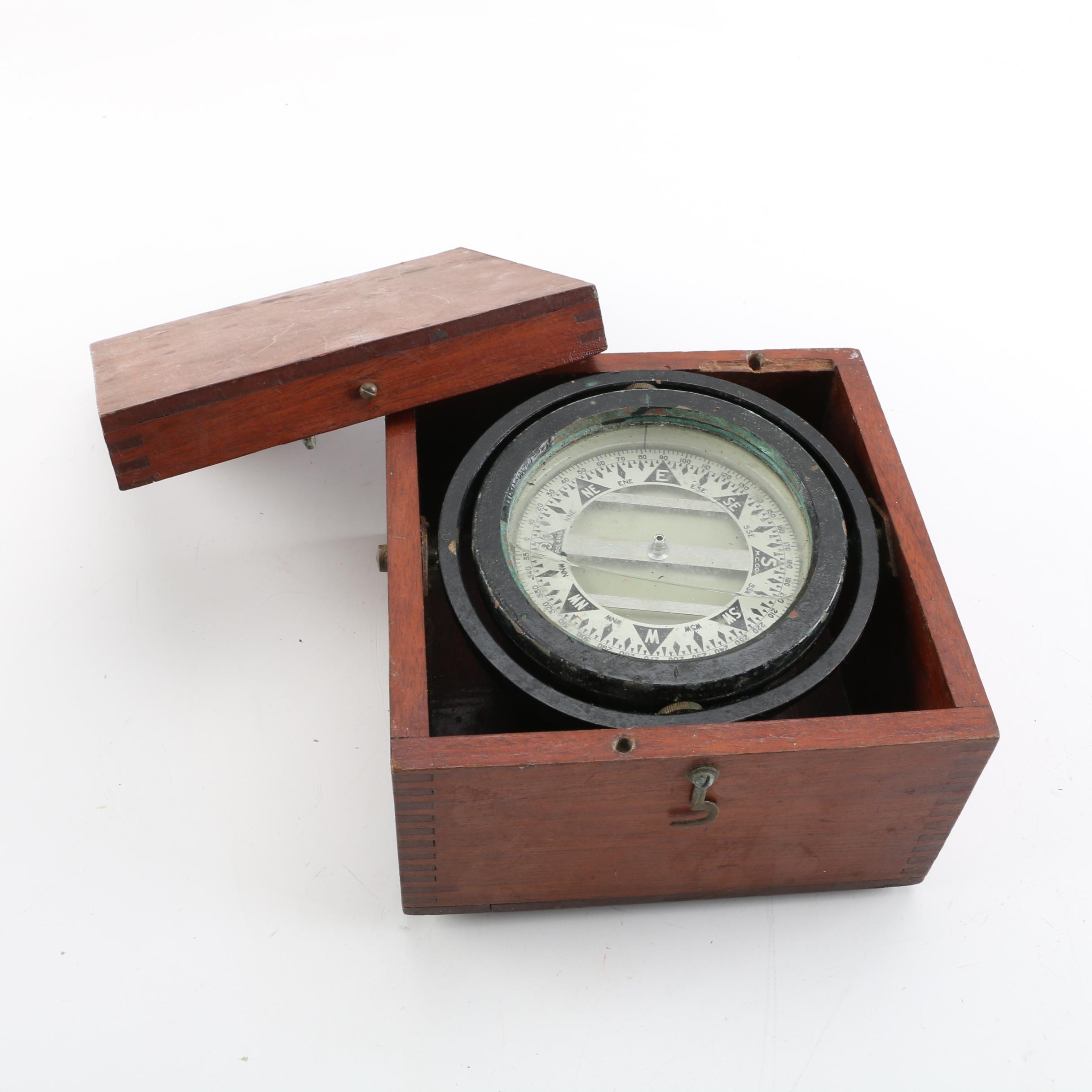 Early Polaris Gimbaled Nautical Compass (Attributed) | EBTH