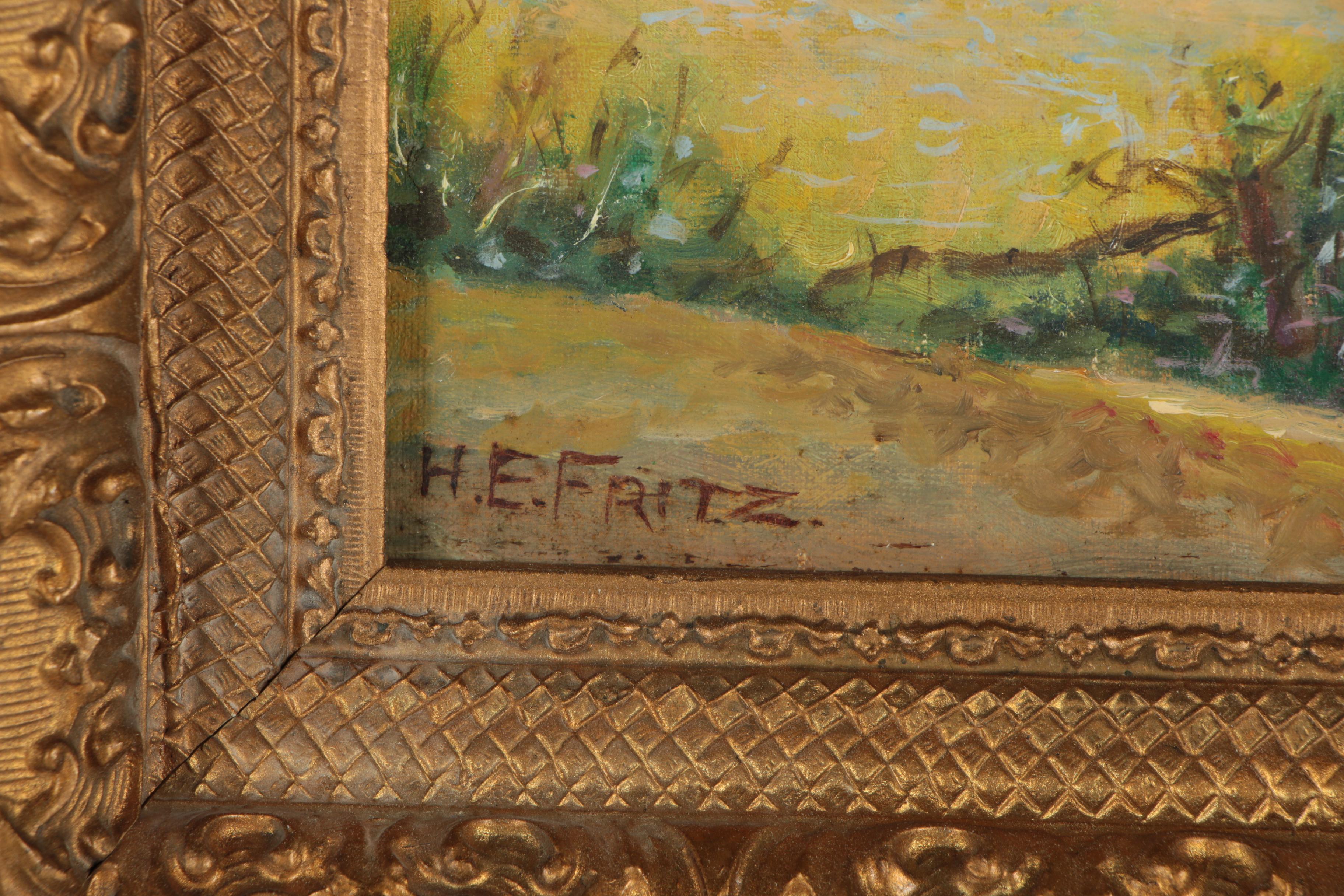 Henry E. Fritz Oil Painting "Afterglow" | EBTH