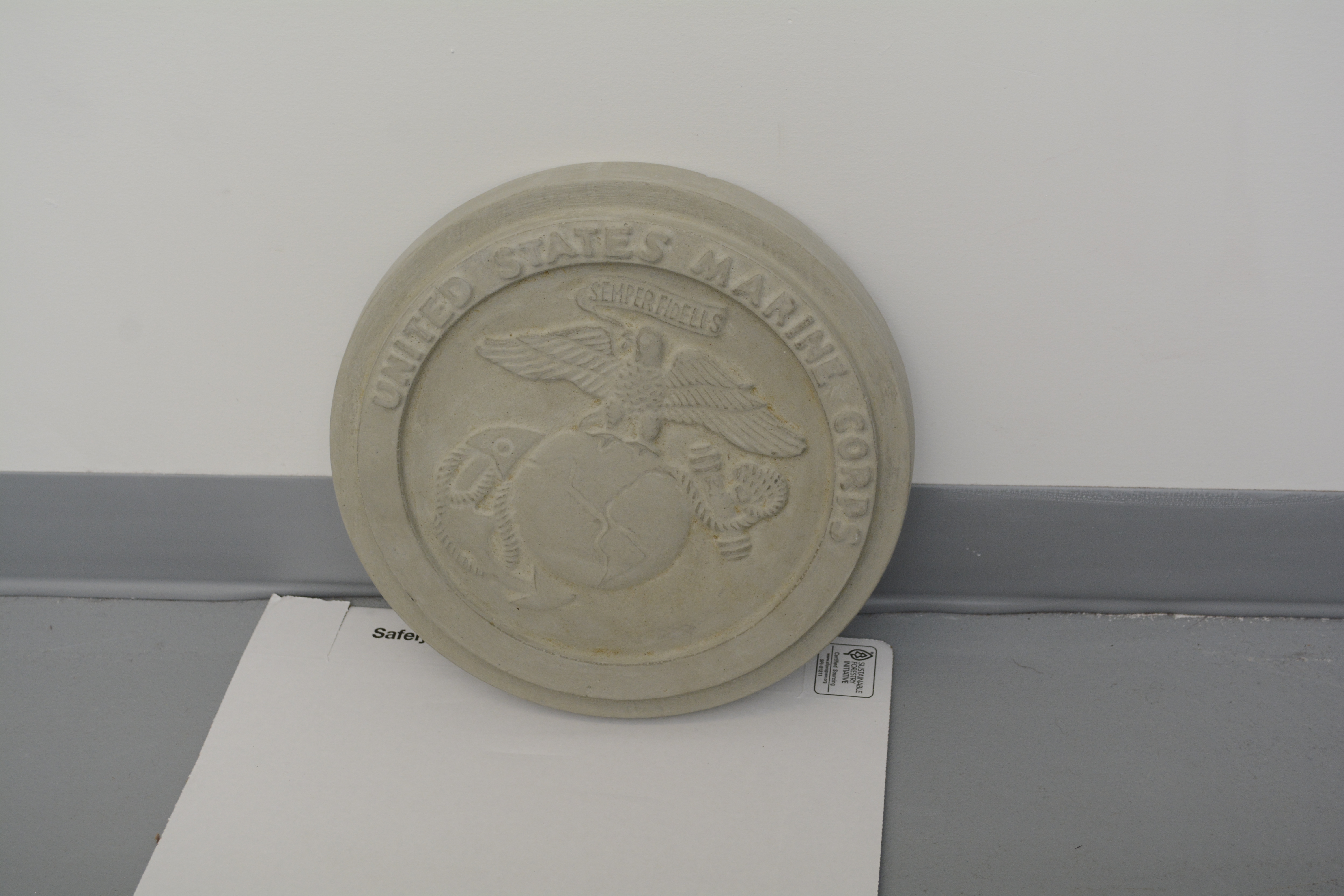 Cast Concrete US Marines Garden Decor | EBTH