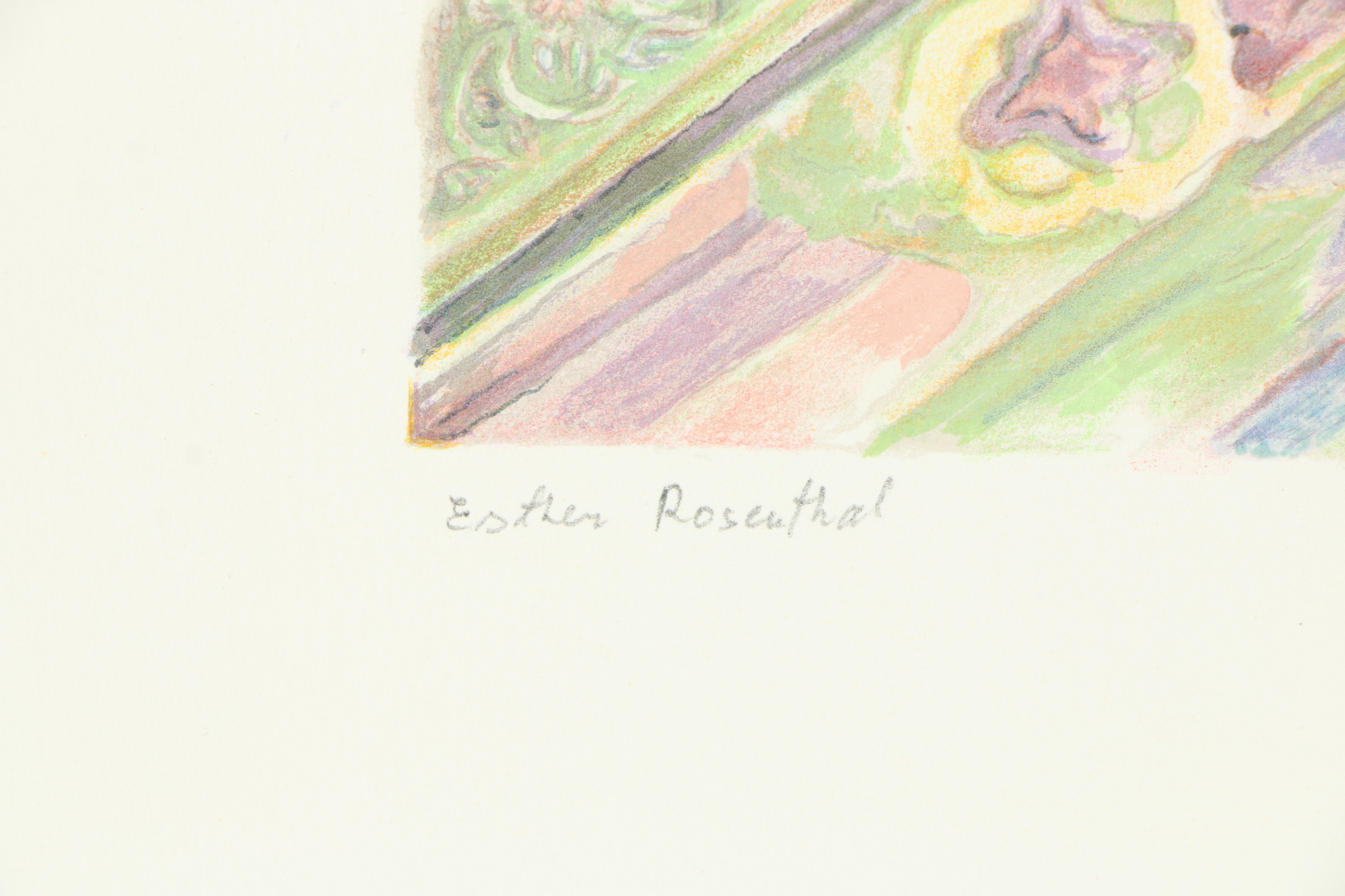 Esther Rosenthal Lithograph "Bouquet" | EBTH