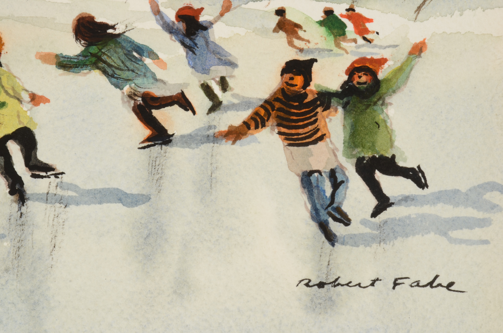 Robert Fabe Original Watercolor Painting | EBTH