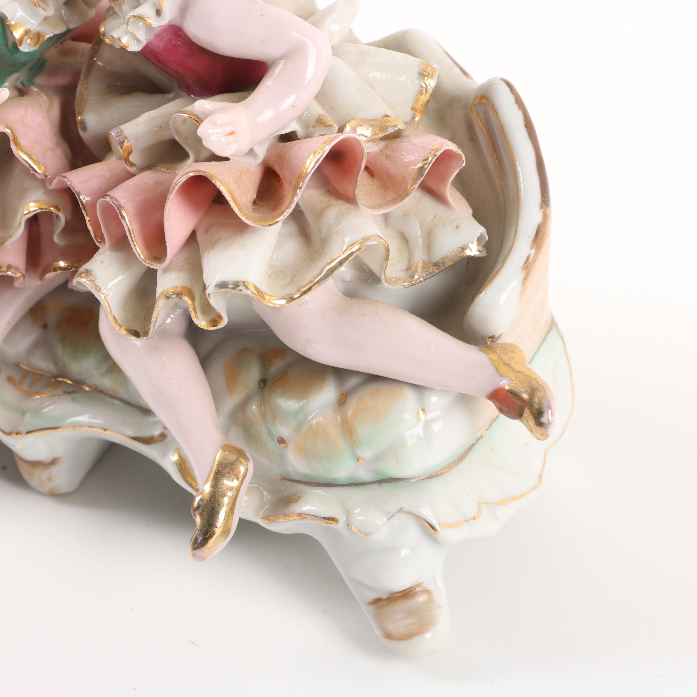 Vintage Thames Bone China Hand-Painted Figurine | EBTH