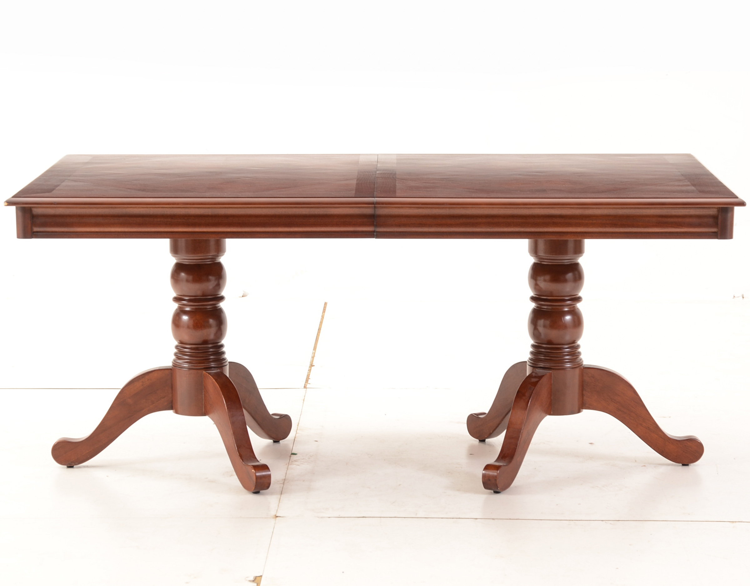 Mahogany Finished Dining Table and Six Chairs | EBTH