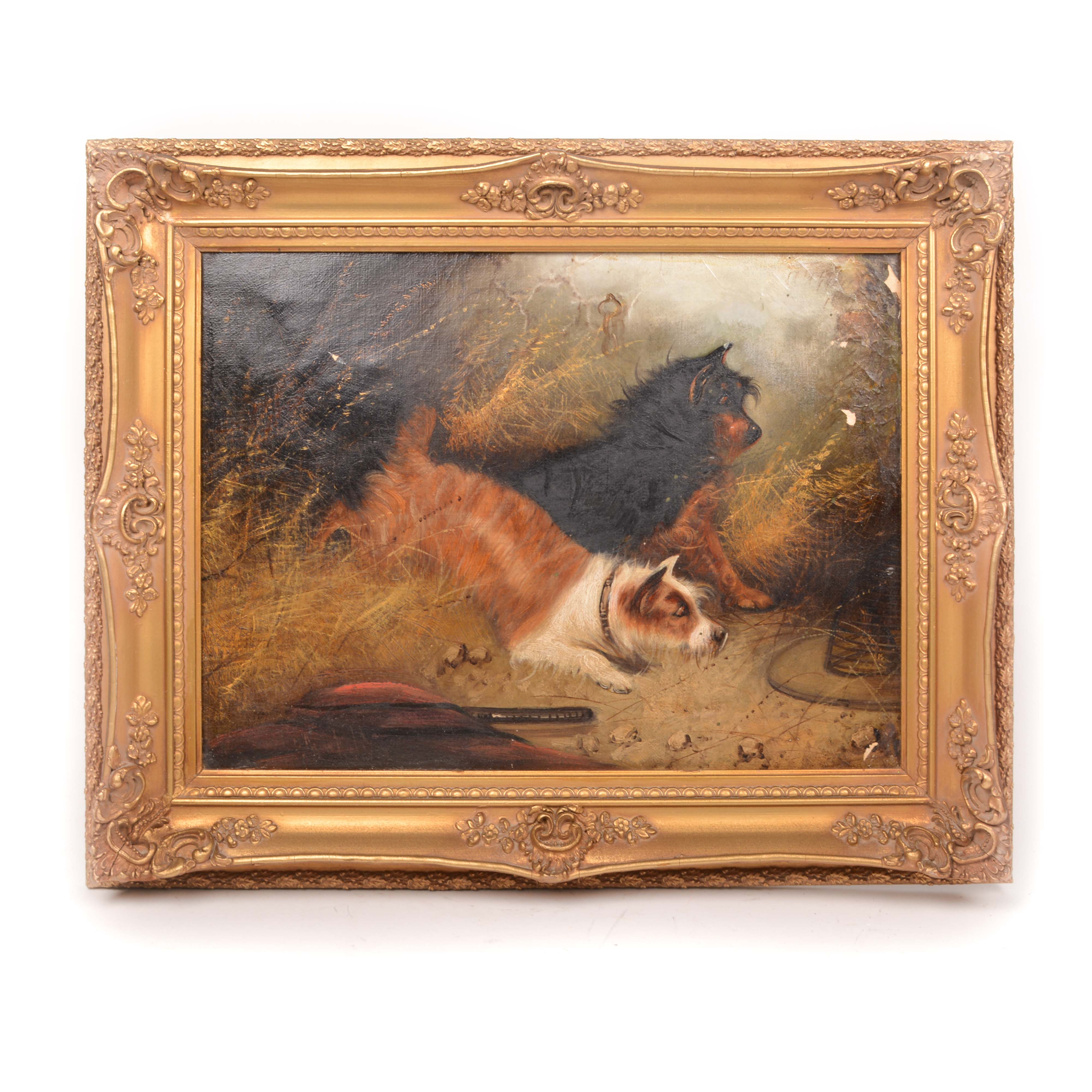 Edward Armfield Oil Painting of Dogs : EBTH