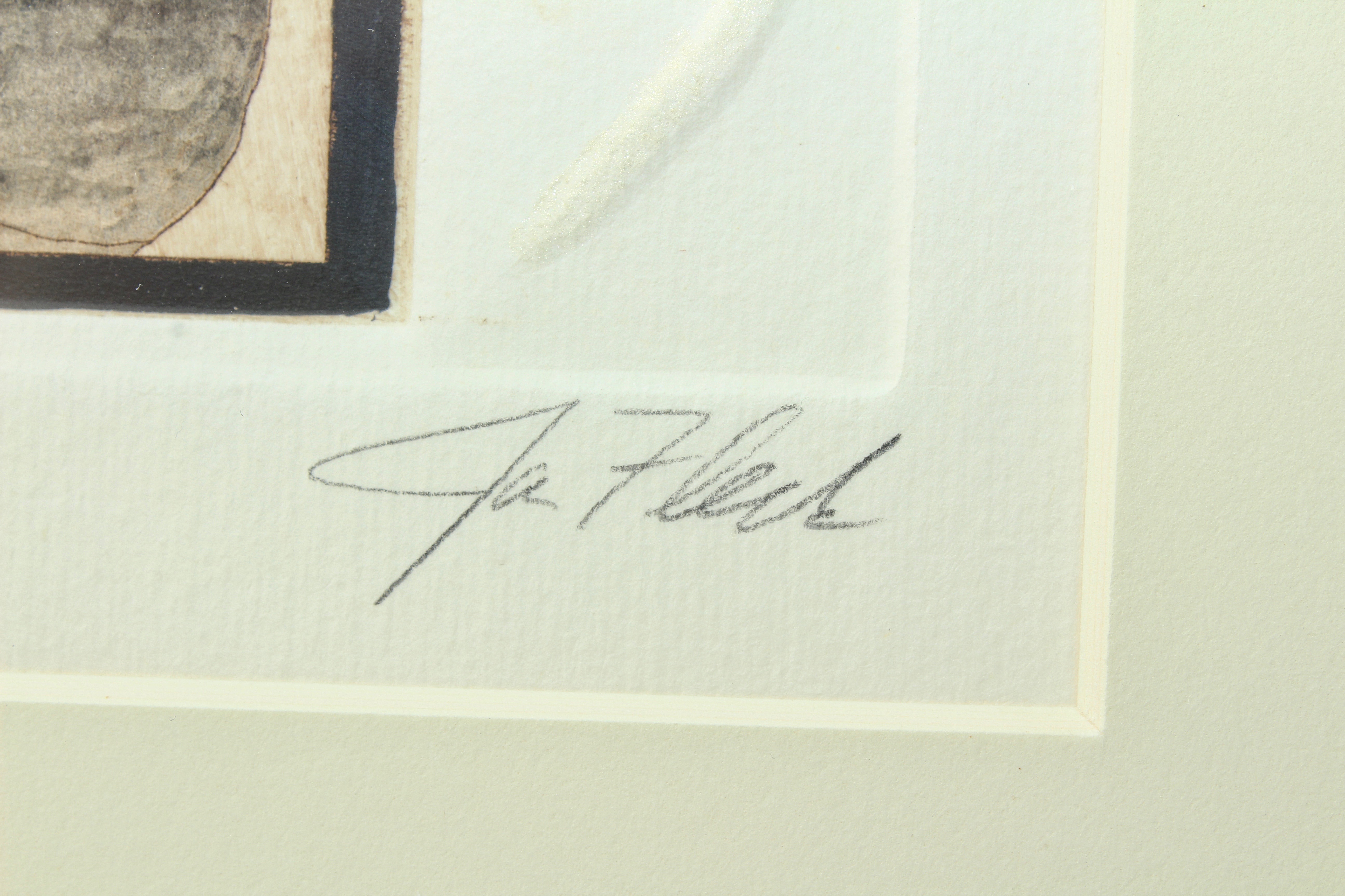 Jan Fleck Signed Original Hand-Colored Etching "Cat Deities" | EBTH