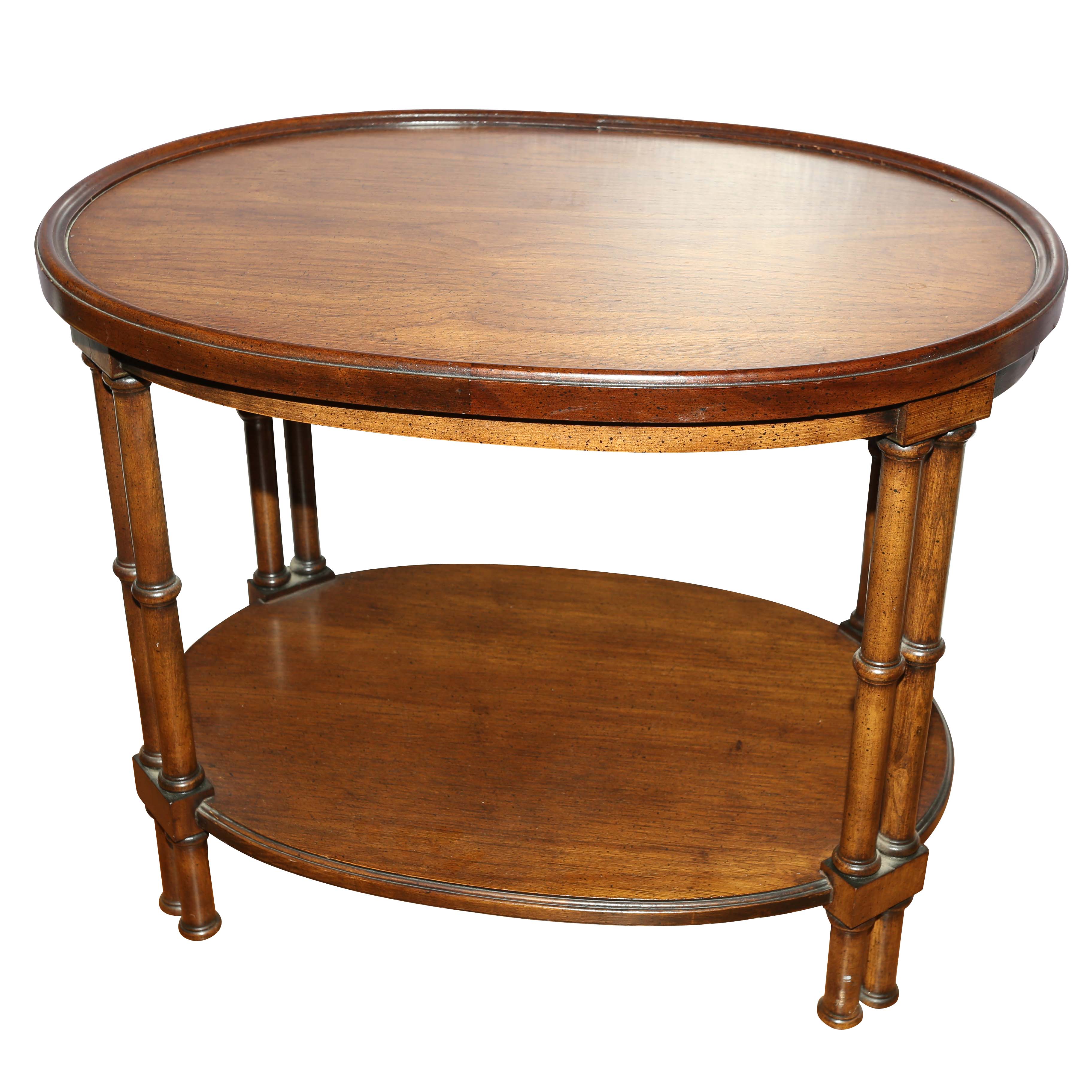 Two Tier Oval Coffee Table by Brandt | EBTH