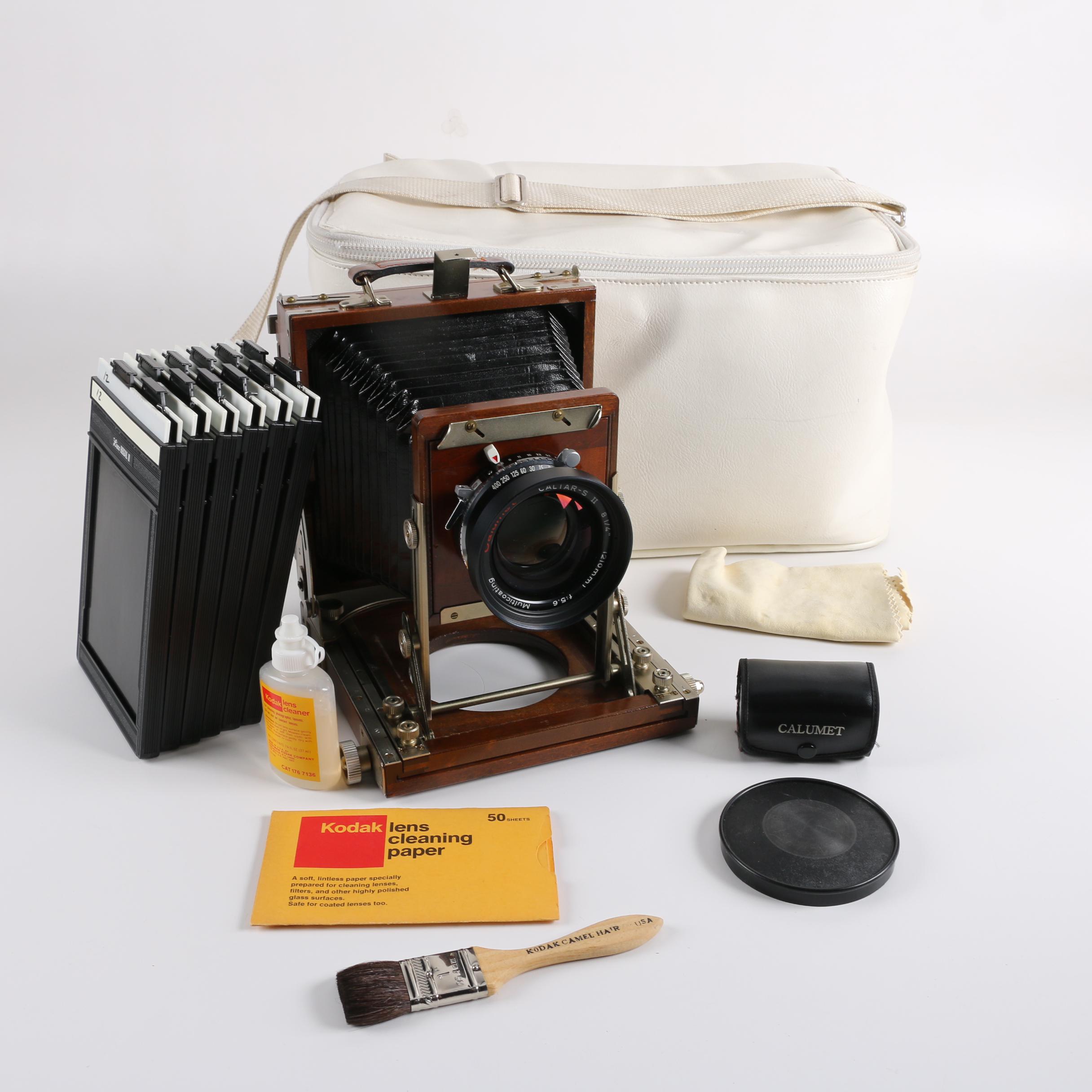 Calumet Wood-Field 4X5 View Camera with Caltar-S II Lens and ...