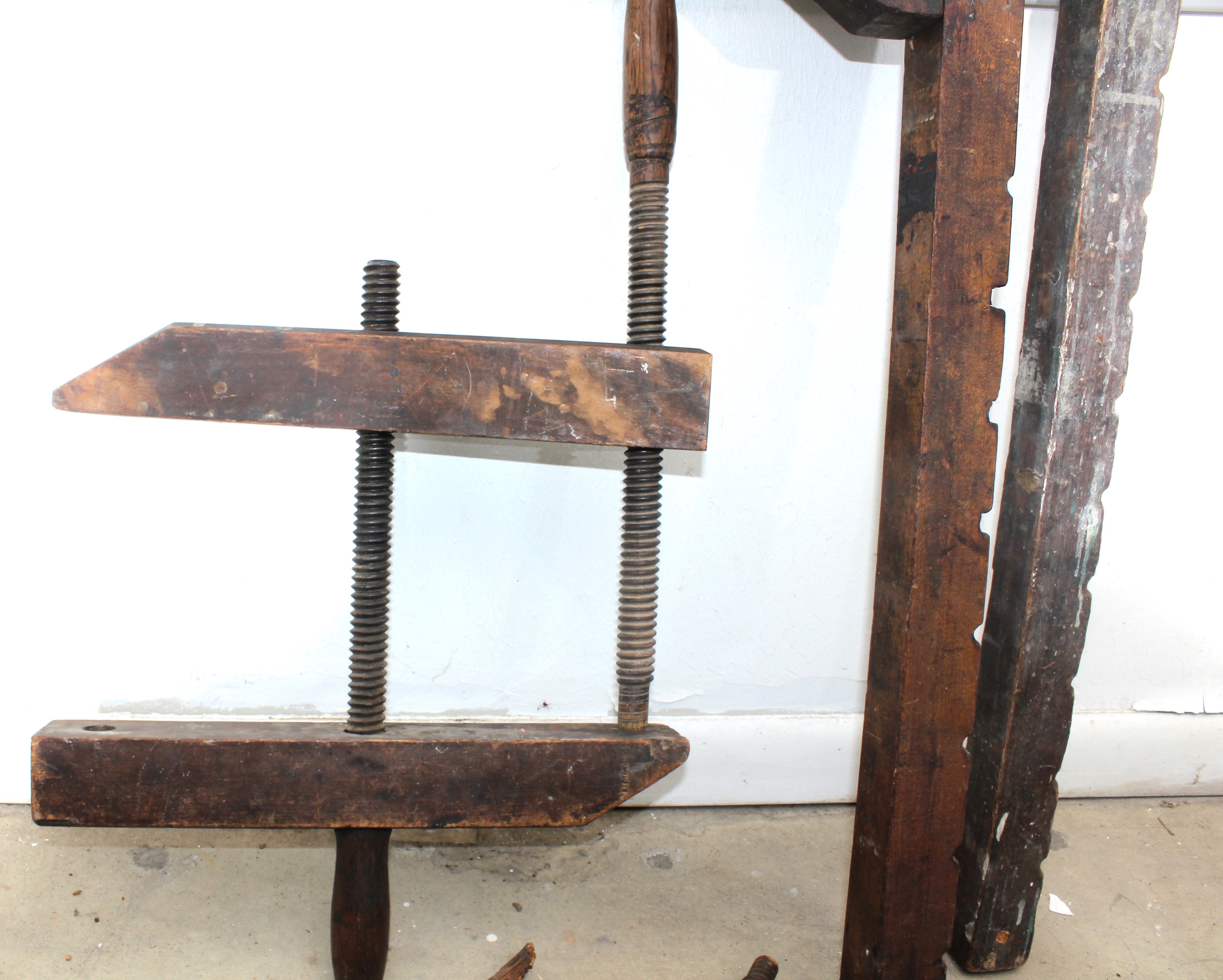 Antique Wooden Vice Grips | EBTH