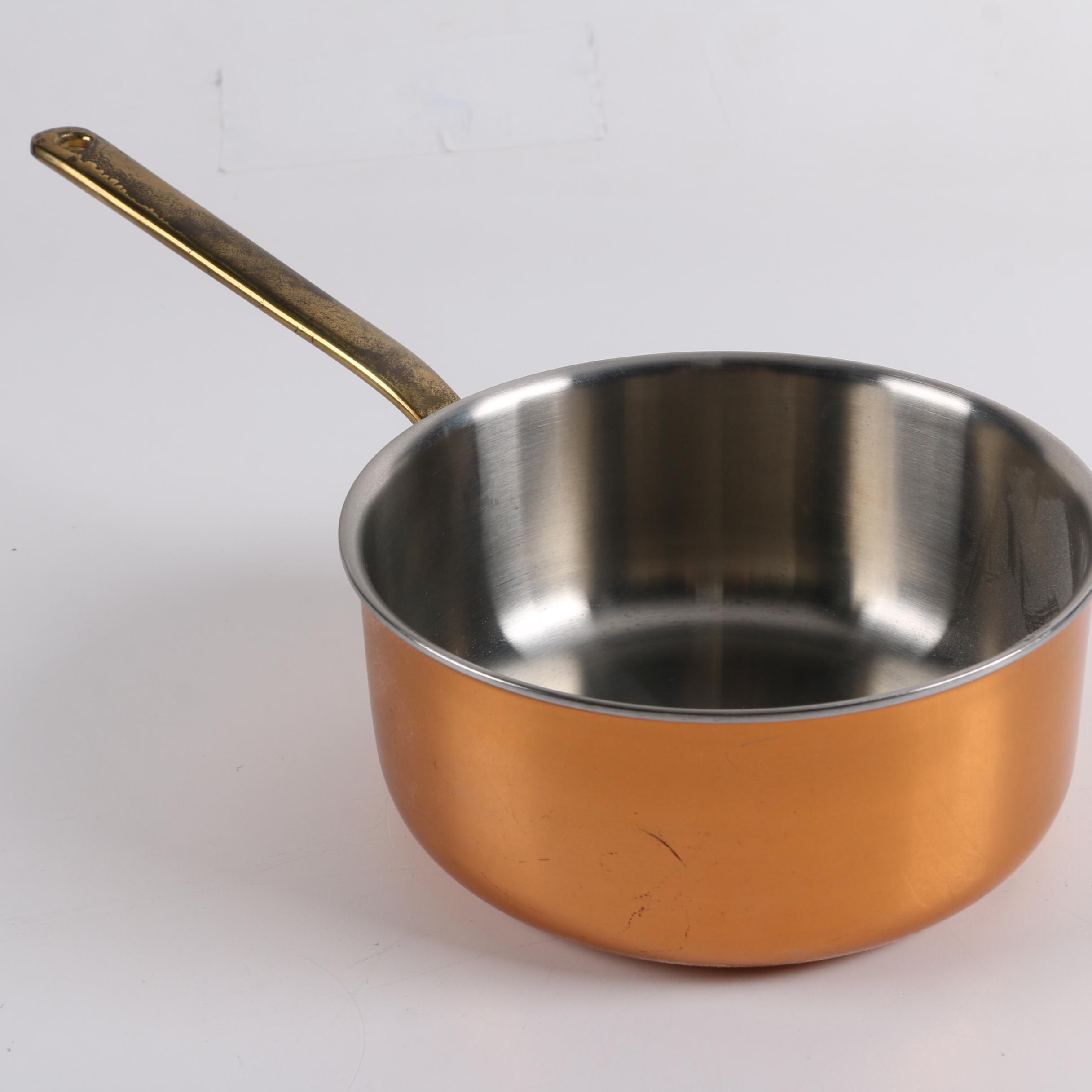 Vintage Spring Culinox Copper and Stainless Steel Pots and Pans | EBTH