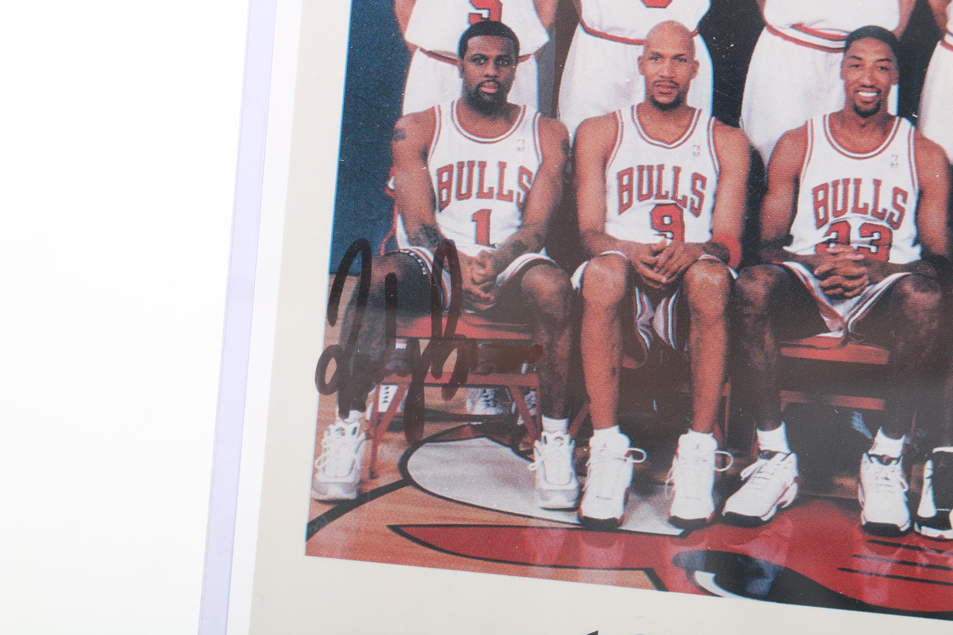 1997-1998 Chicago Bulls Autographed Team Photo | EBTH