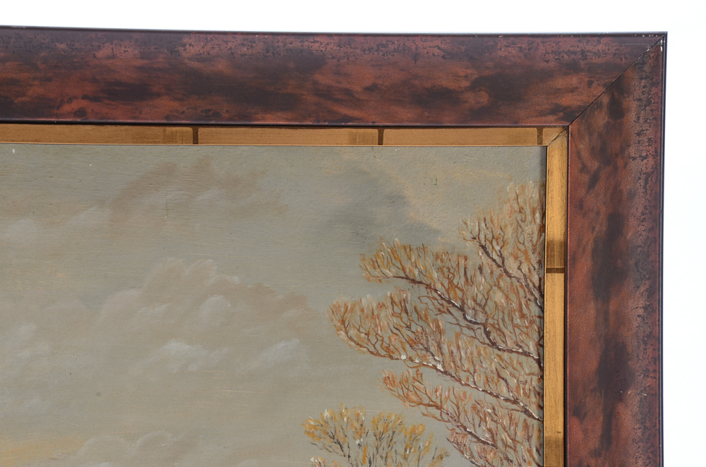 Morgan C. Howle Original Oil Painting on Board "The Country Home" | EBTH