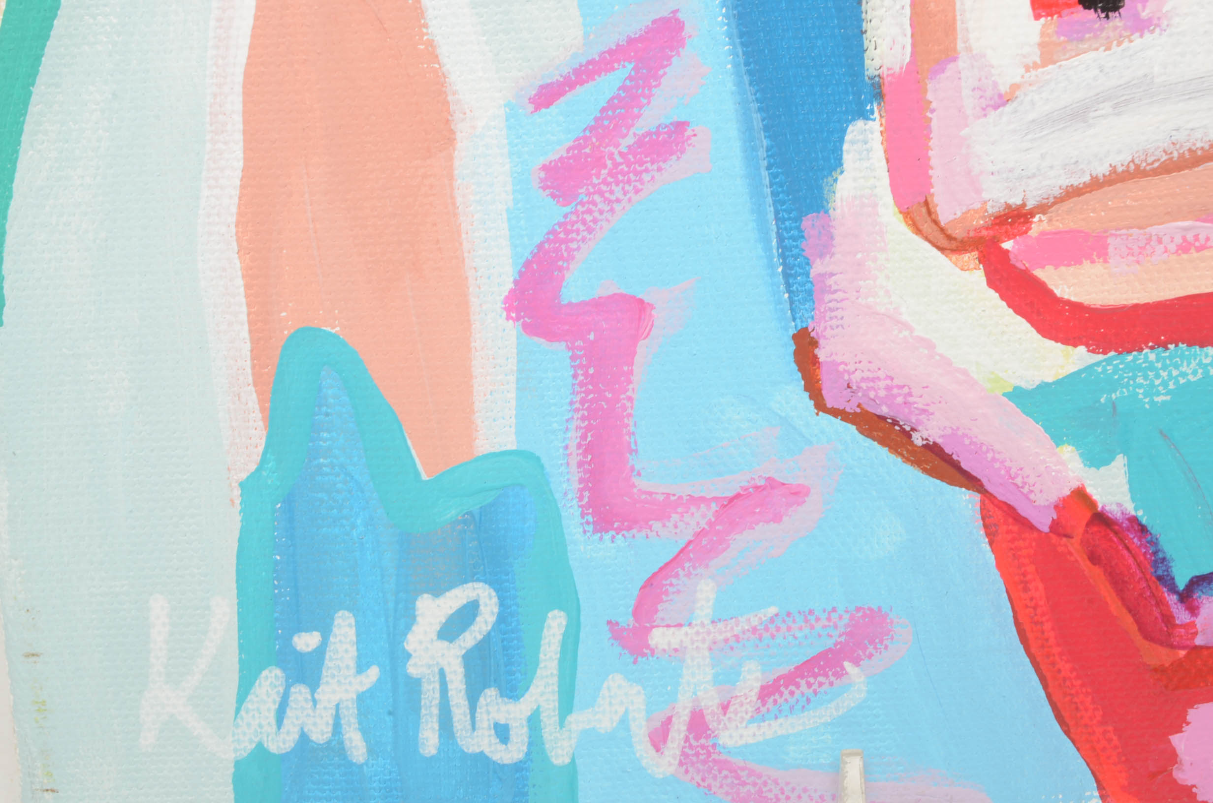 Kait Roberts Acrylic Painting on Canvs "Ethel" | EBTH