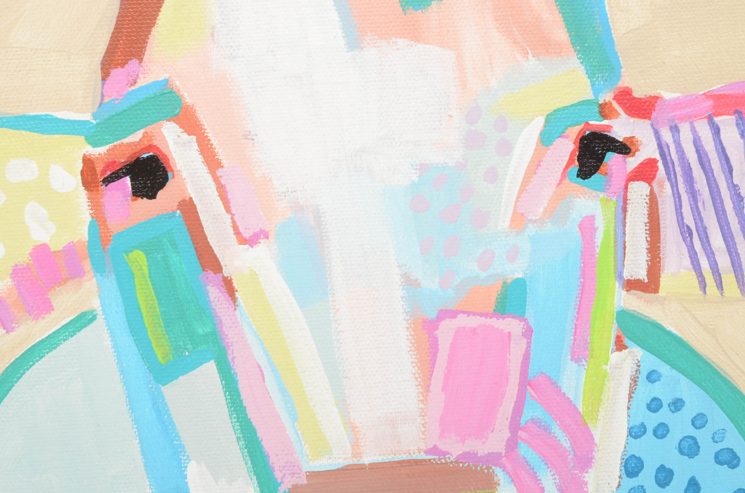 Kait Roberts Acrylic Painting on Canvs "Ethel" | EBTH