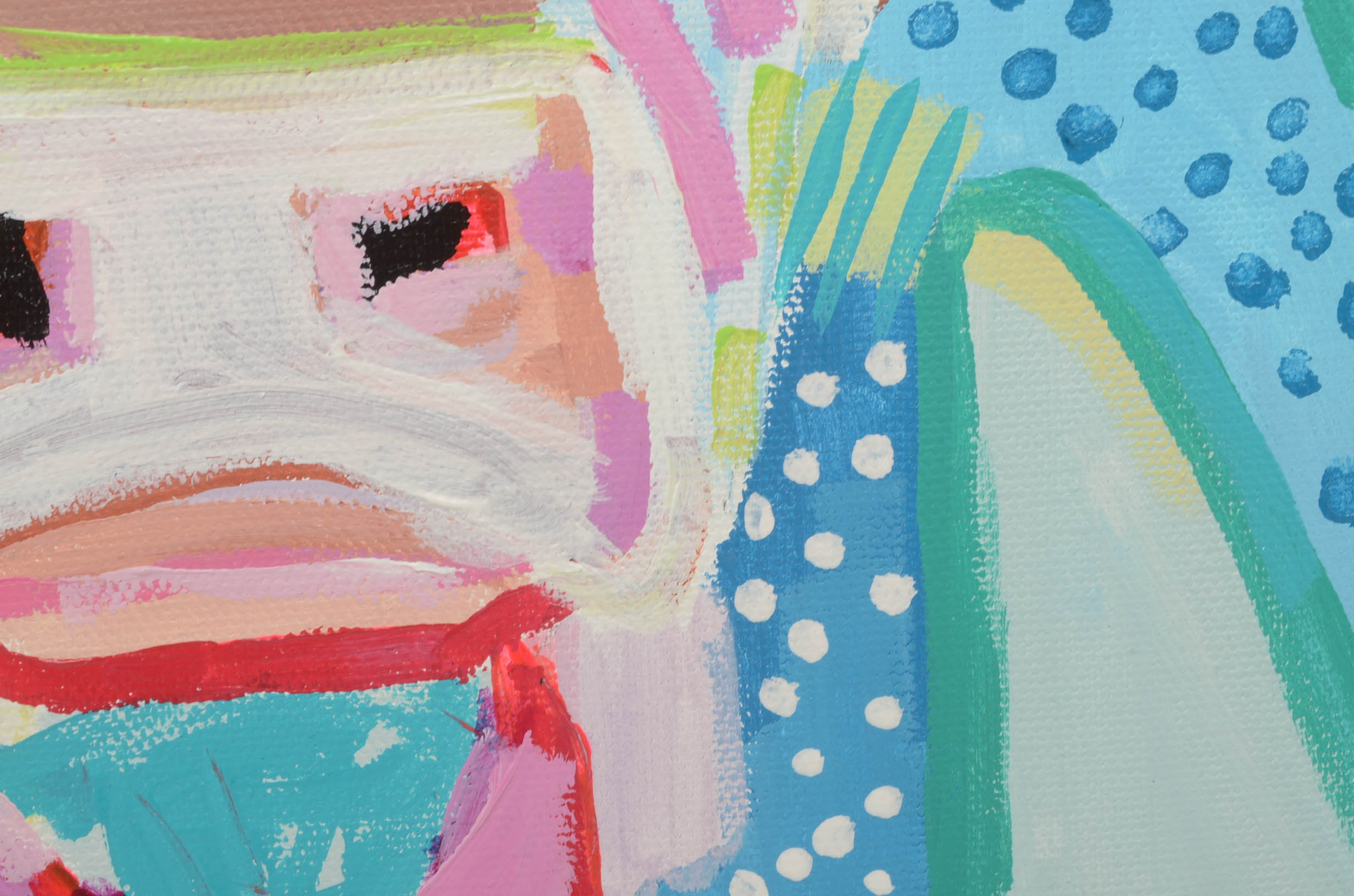 Kait Roberts Acrylic Painting on Canvs "Ethel" | EBTH