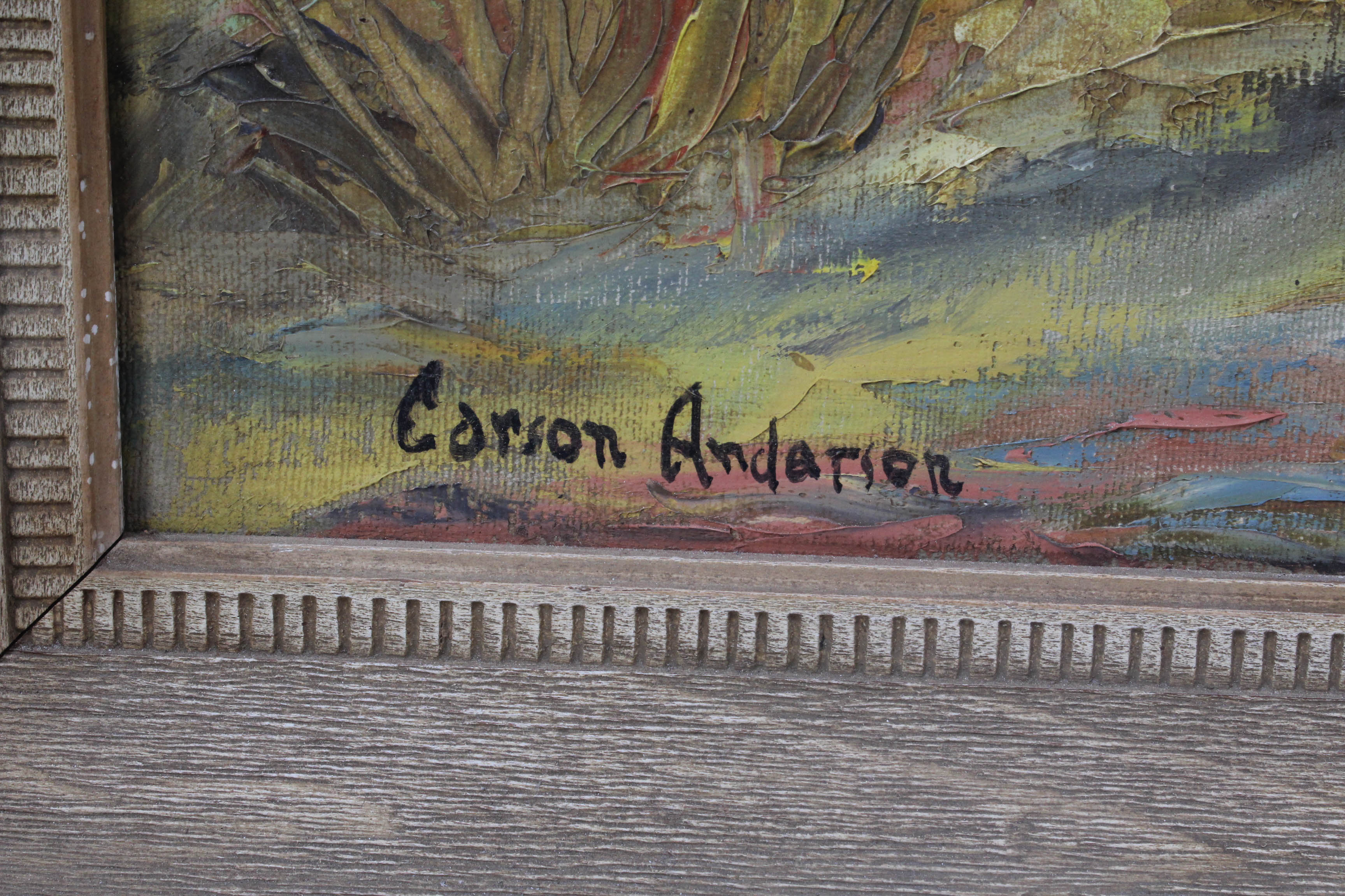 Carson Anderson Oil on Canvas | EBTH