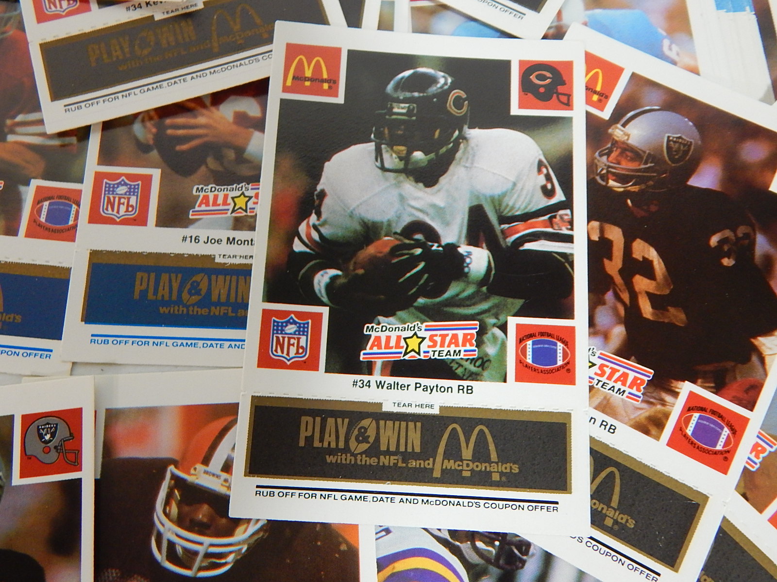 1986 McDonald's Scratch Off Football Cards - Over 600 Card Count | EBTH