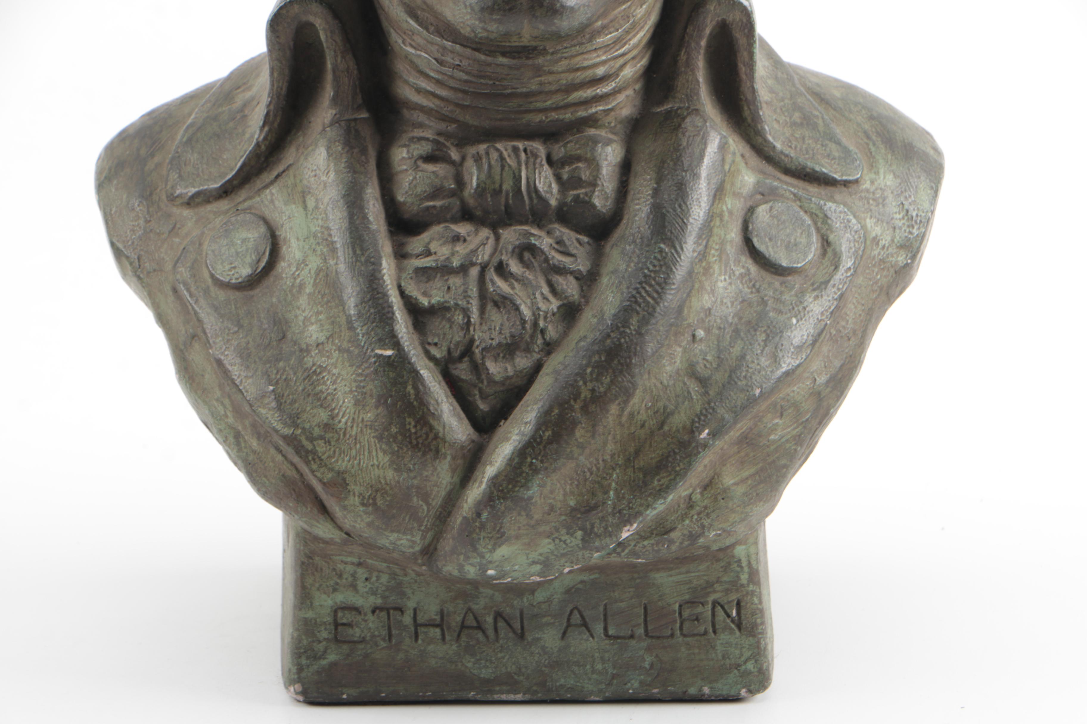 1965 Ethan Allen Collection Chalkware Store Display Bust | EBTH