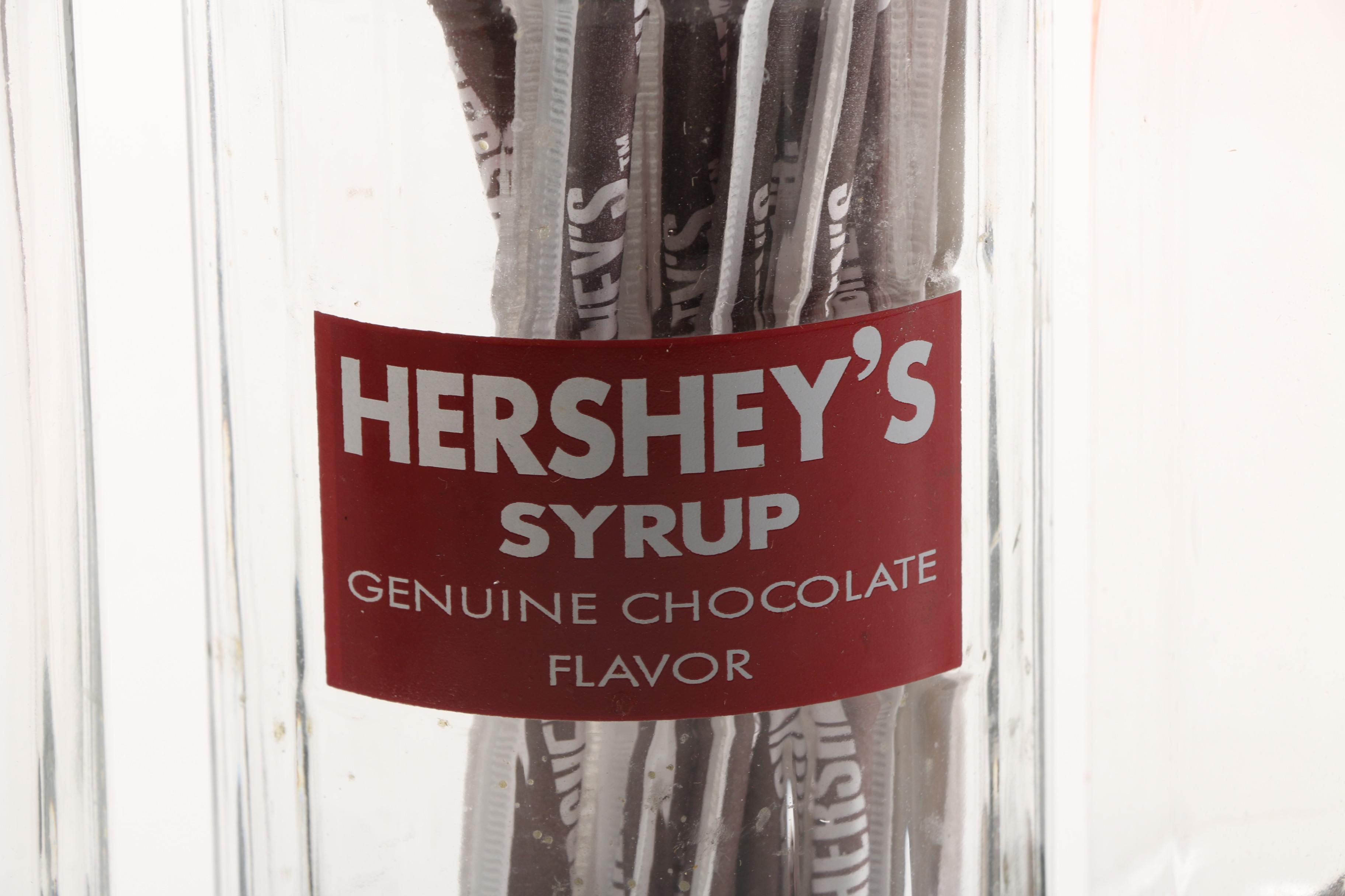 Coca-Cola, Hershey's Syrup and Other Glass and Metal Straw Dispensers ...