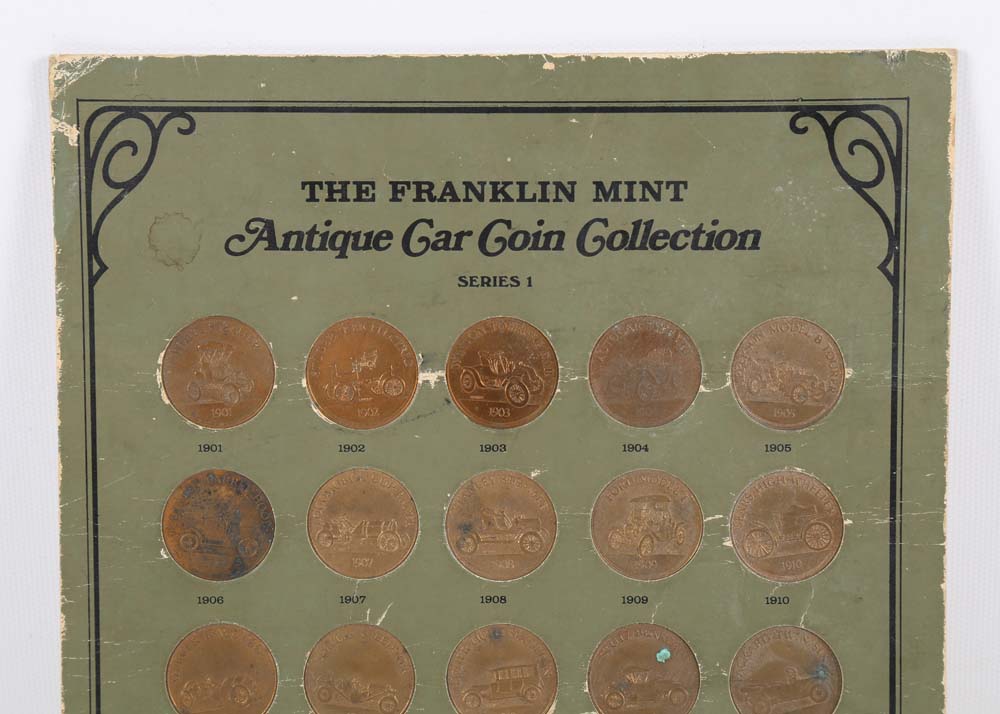 The Franklin Mint Antique Car Coin Collection | EBTH