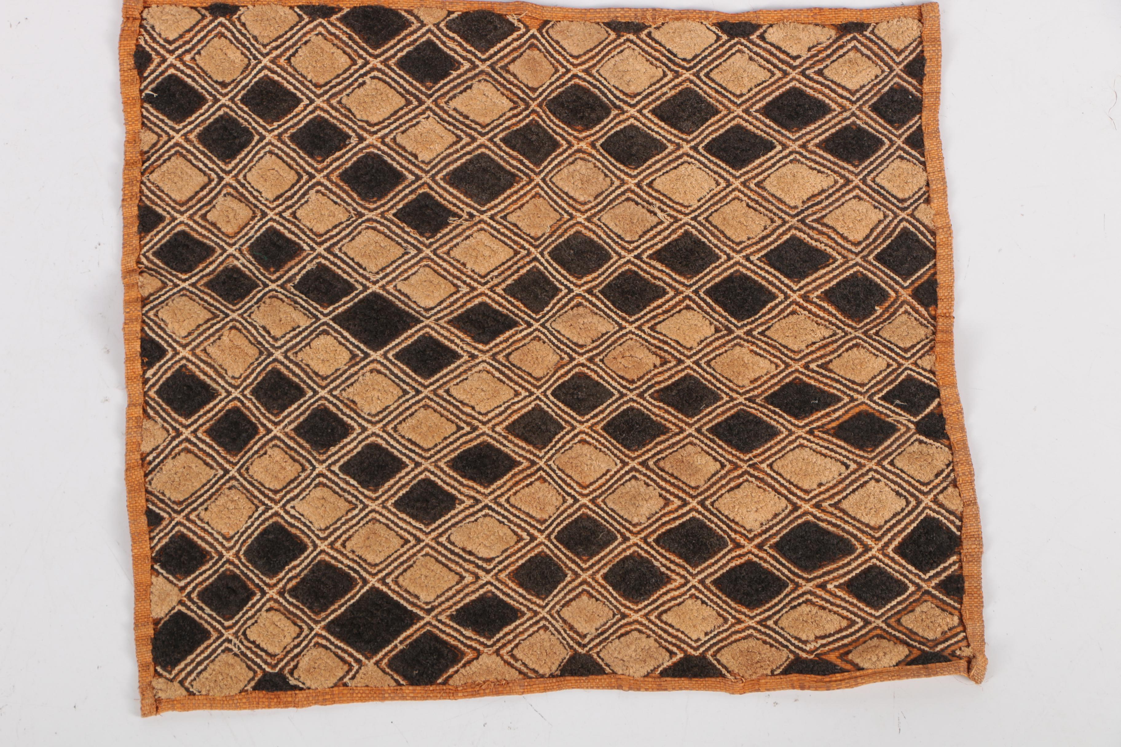 Vintage Kuba Shoowa Cut-Pile Raffia Cloth | EBTH