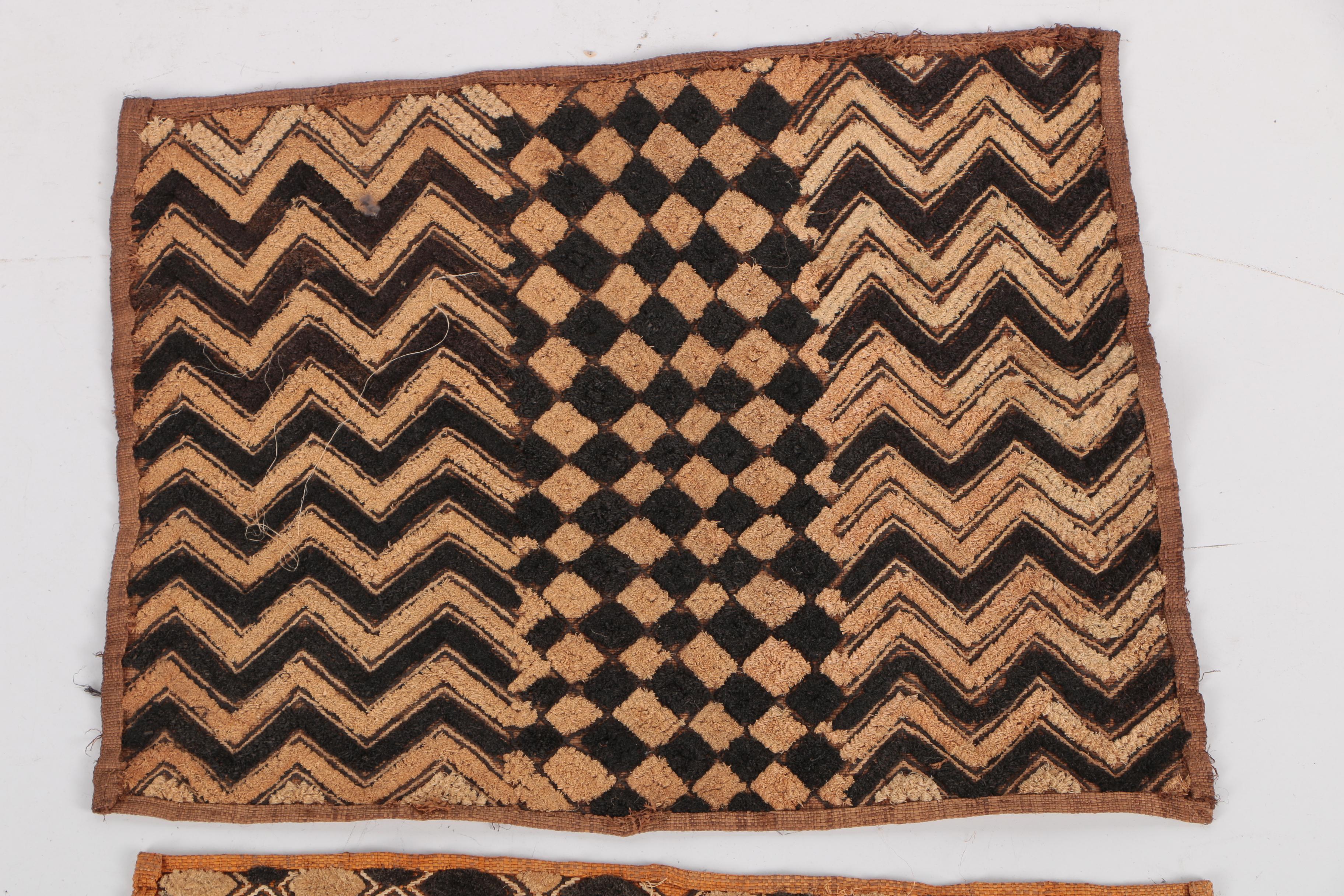 Vintage Kuba Shoowa Cut-Pile Raffia Cloth | EBTH