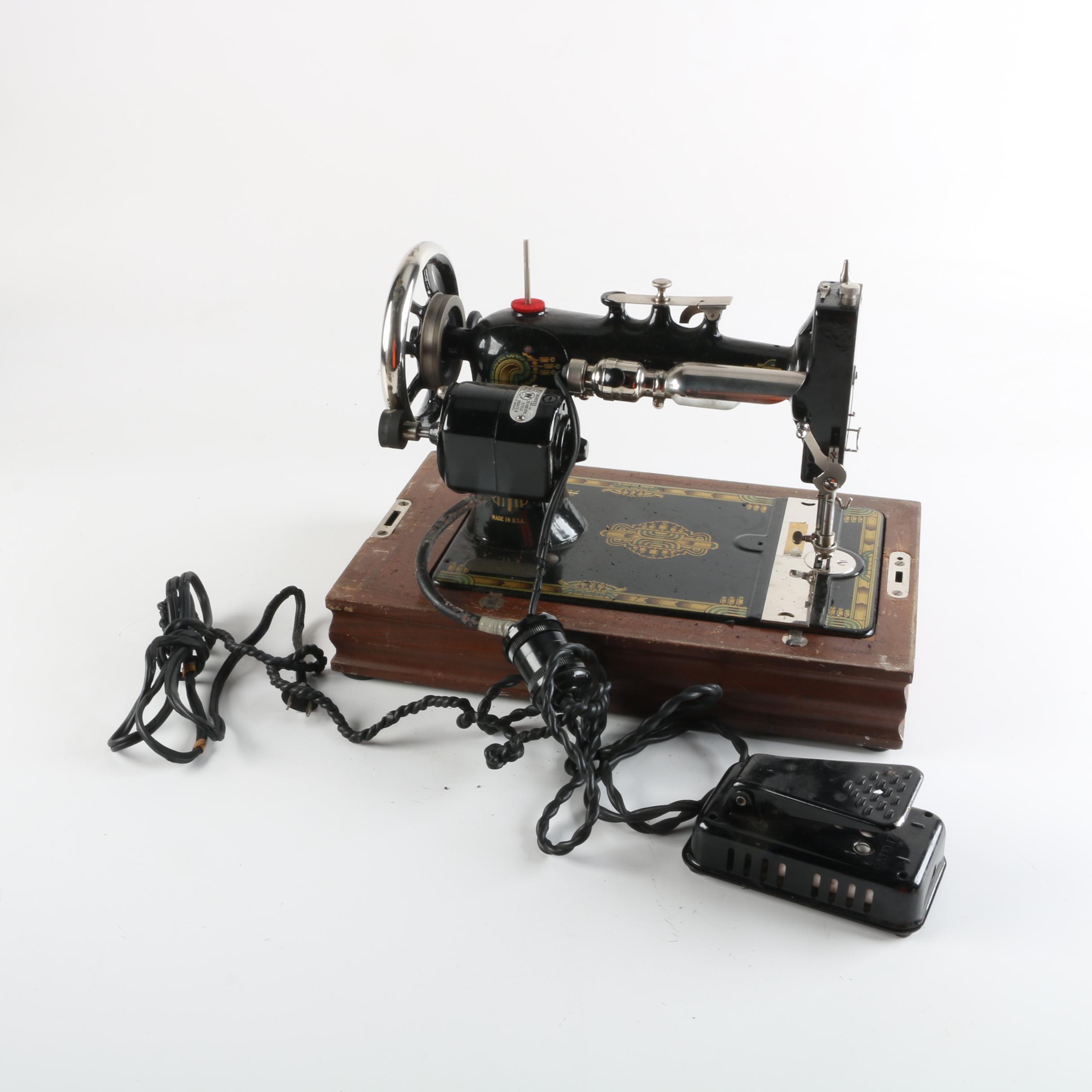 Vintage Westinghouse Whippet Portable Electric Sewing Machine | EBTH