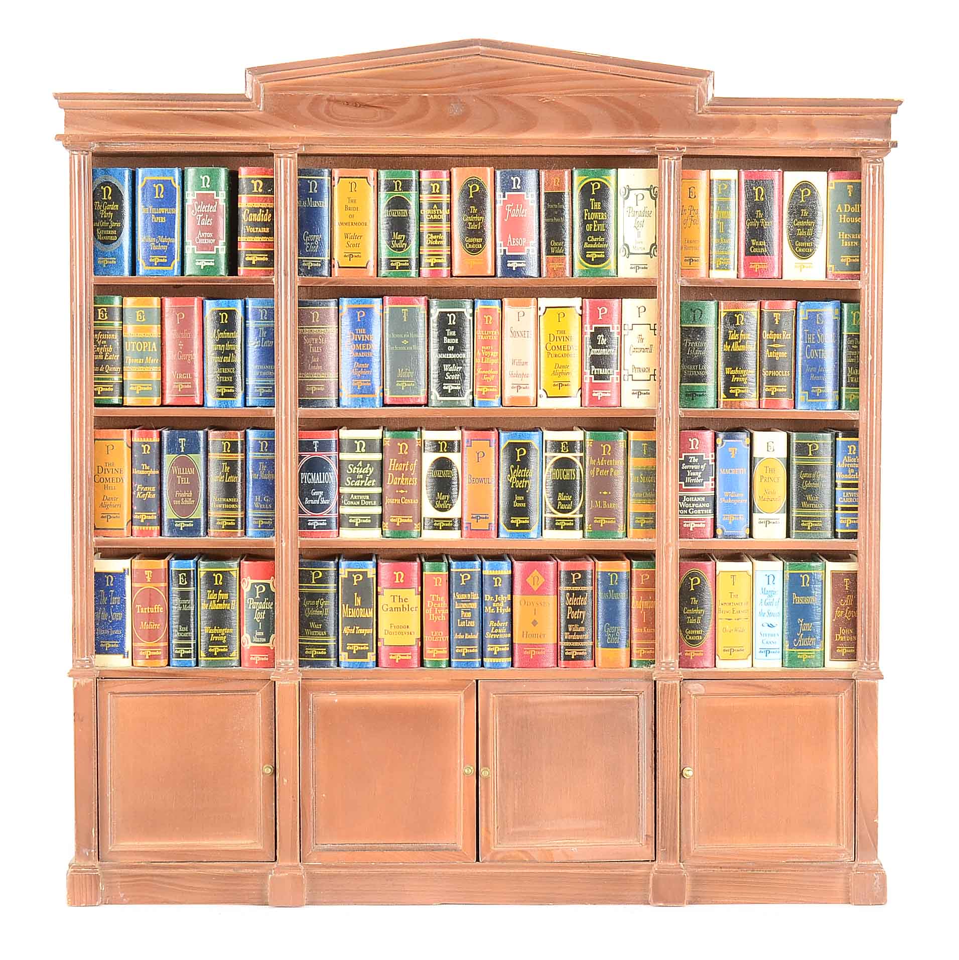 Del Prado 84-Volume "The Miniature Classics Library" with Display Shelf ...