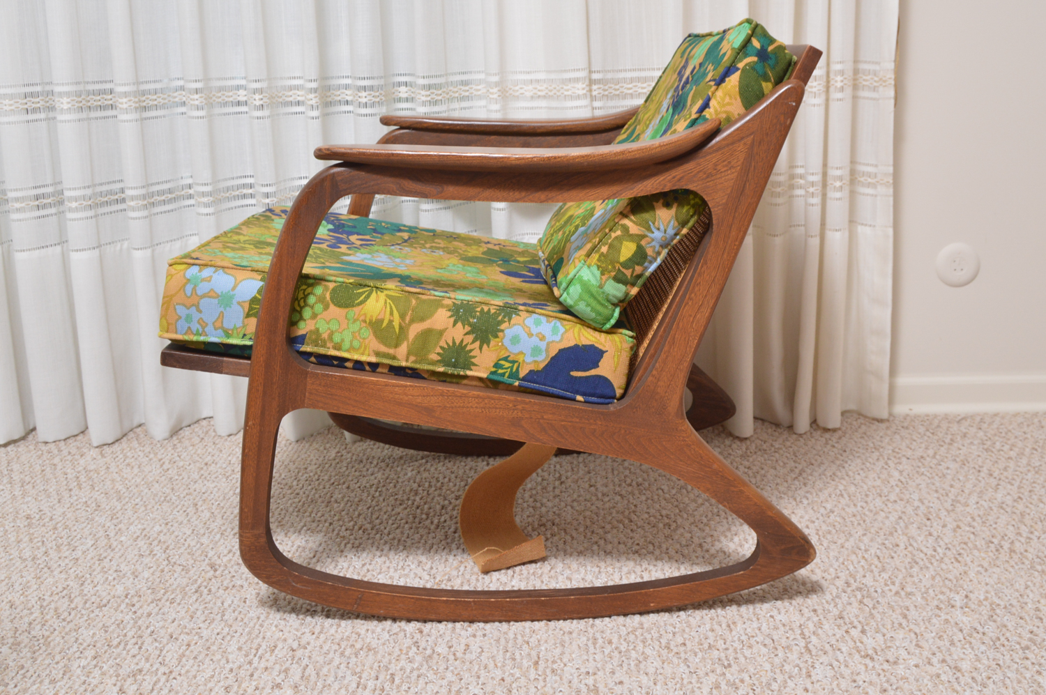 Vintage Mid Century Modern "The Peabody Collection" Rocking Chair by ...