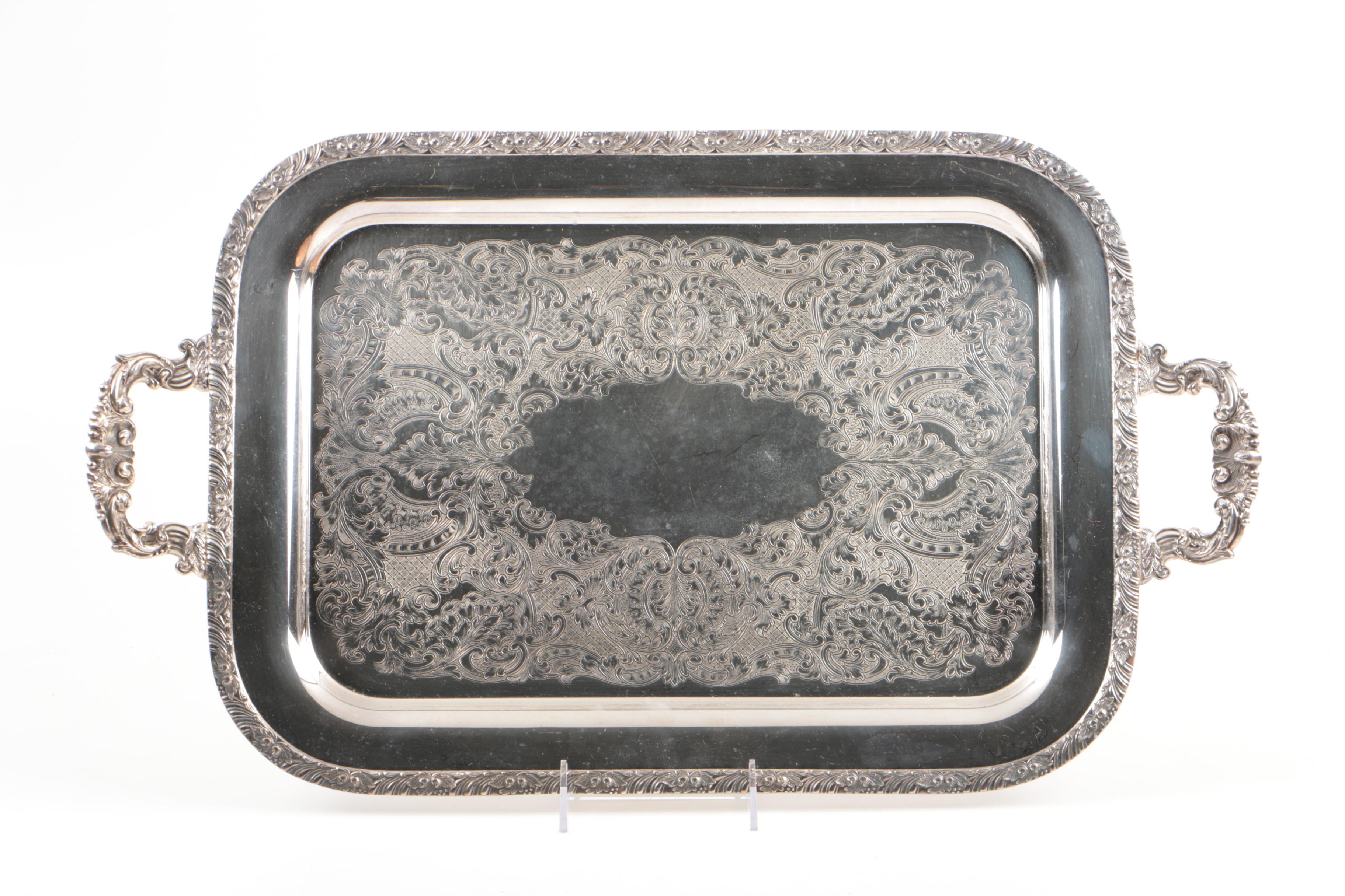 Four Assorted Serving Trays | EBTH