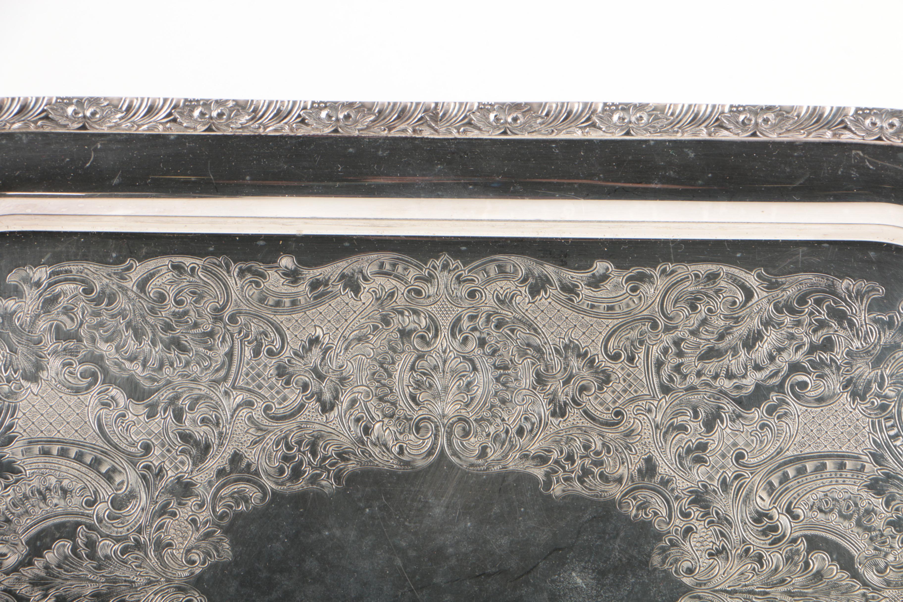 Four Assorted Serving Trays | EBTH