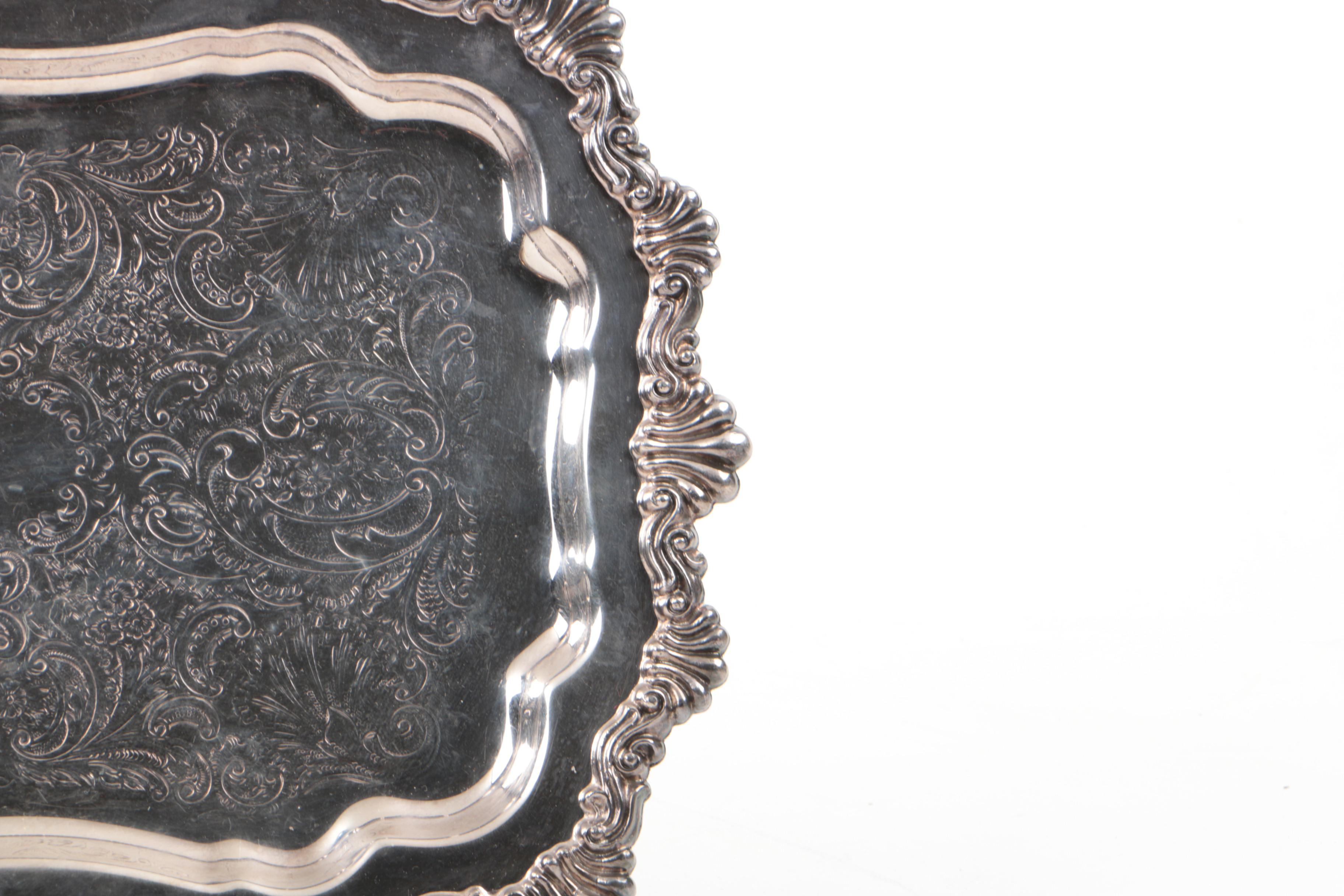 Four Assorted Serving Trays | EBTH