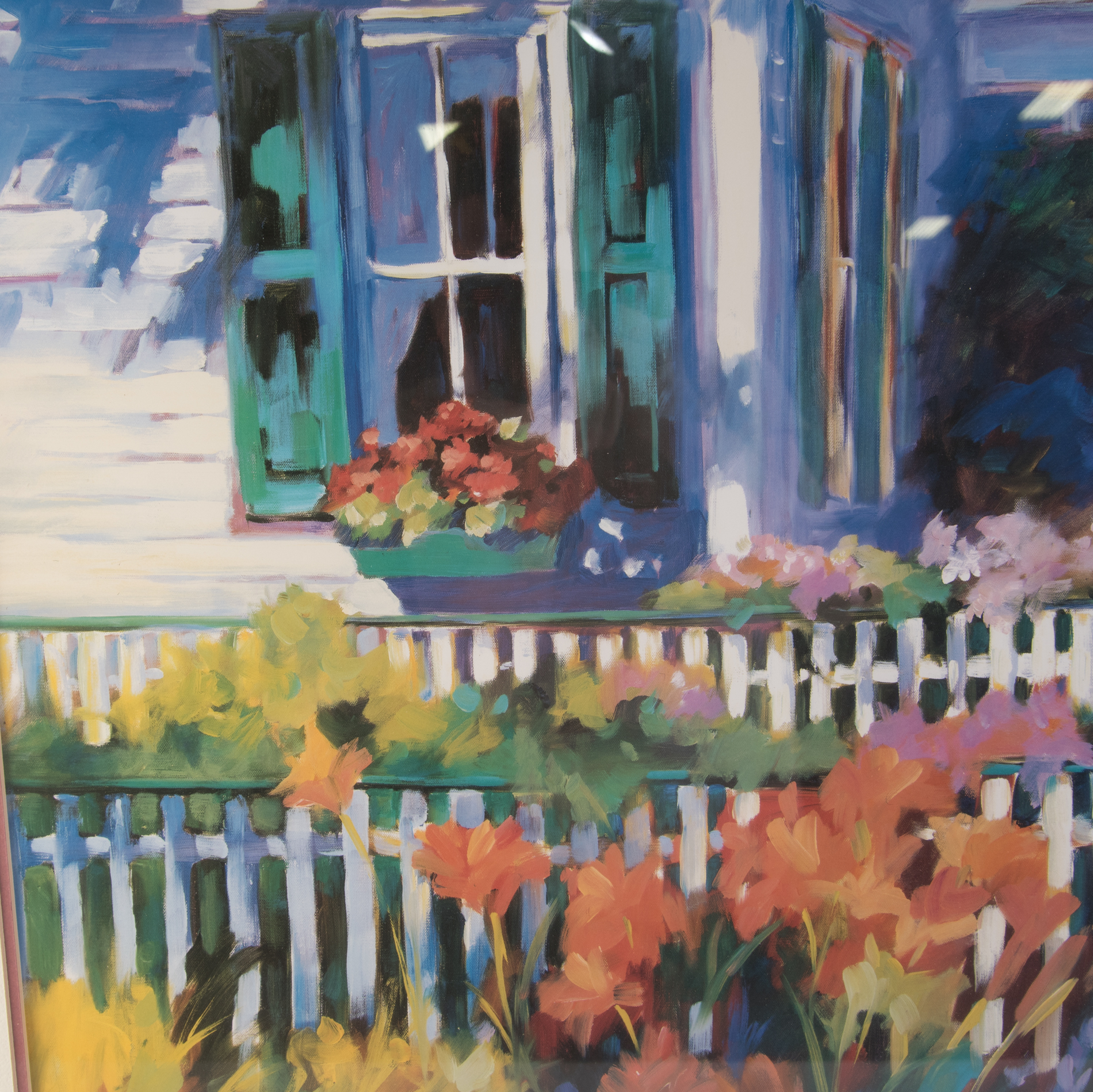 Betty Anglin Smith Ltd. Ed. Offset Lithograph on Paper of a Garden Path ...