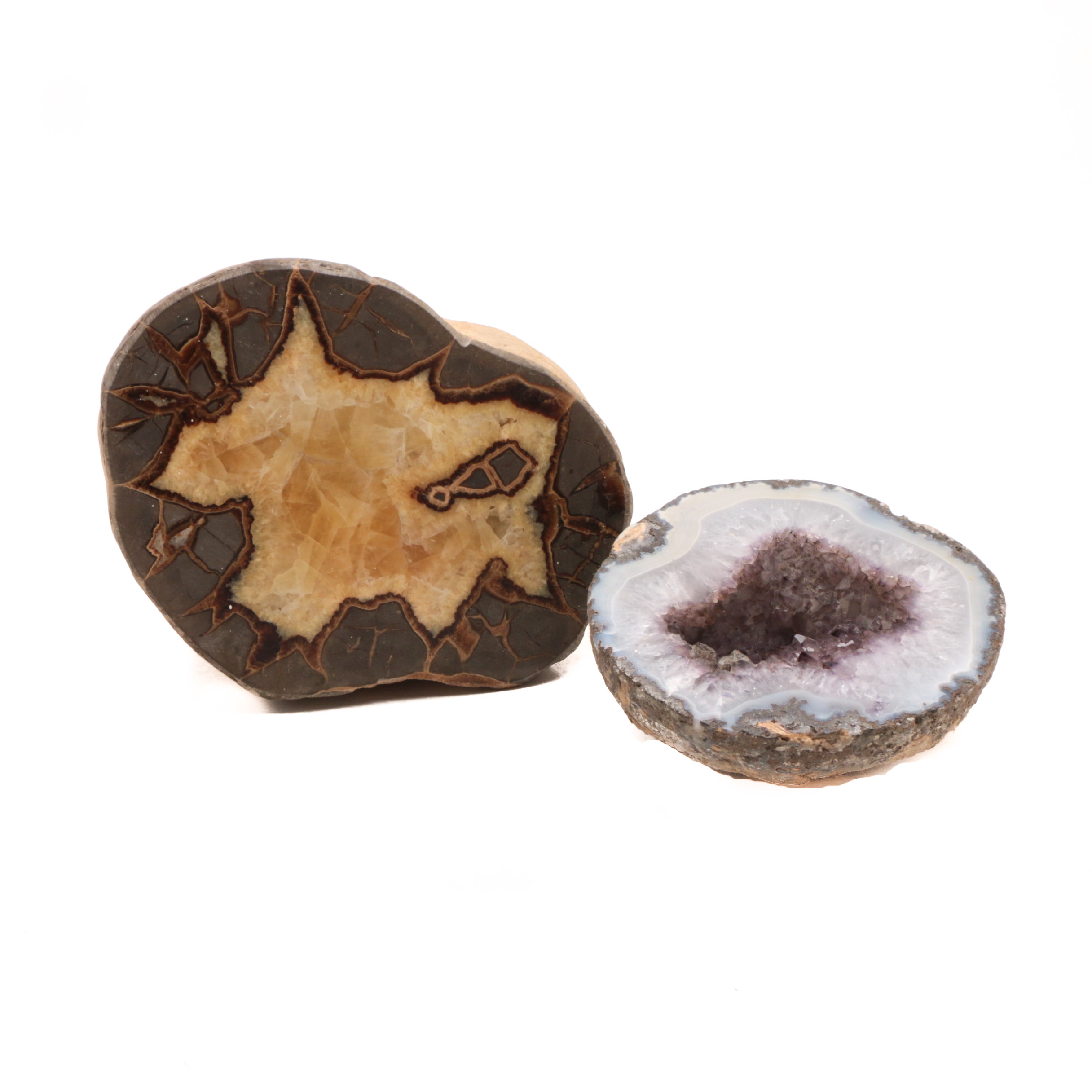 Two Geode Specimen Halves | EBTH