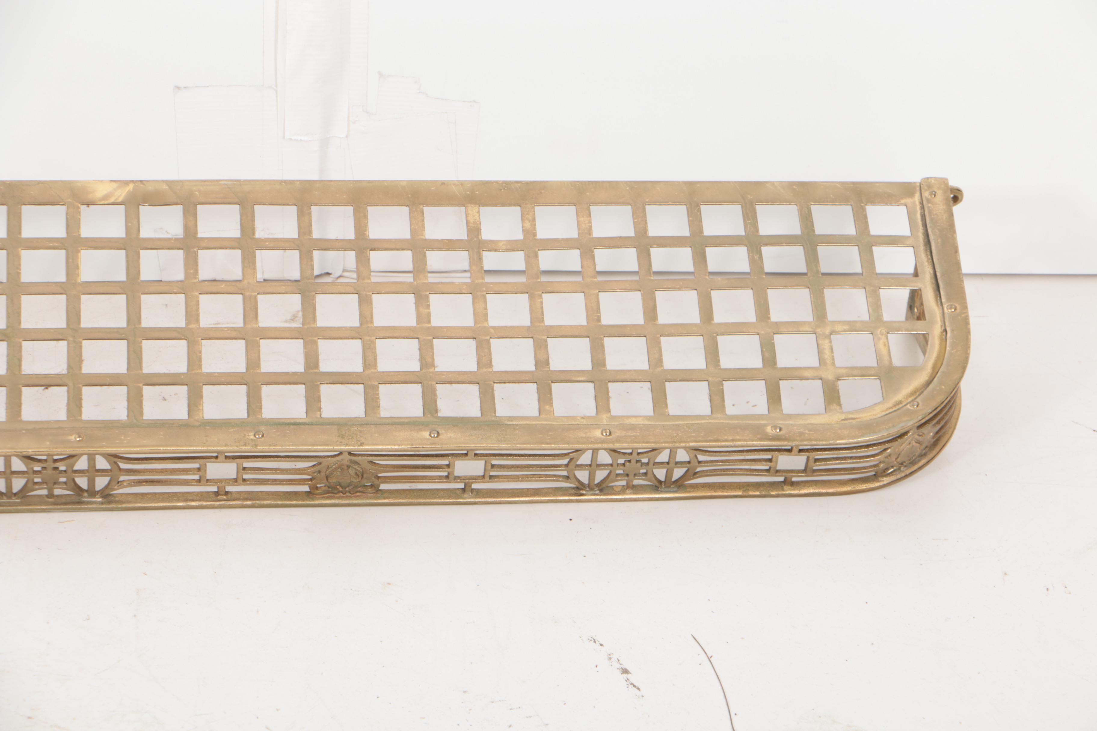 Antique Brass Train Car Luggage Racks | EBTH