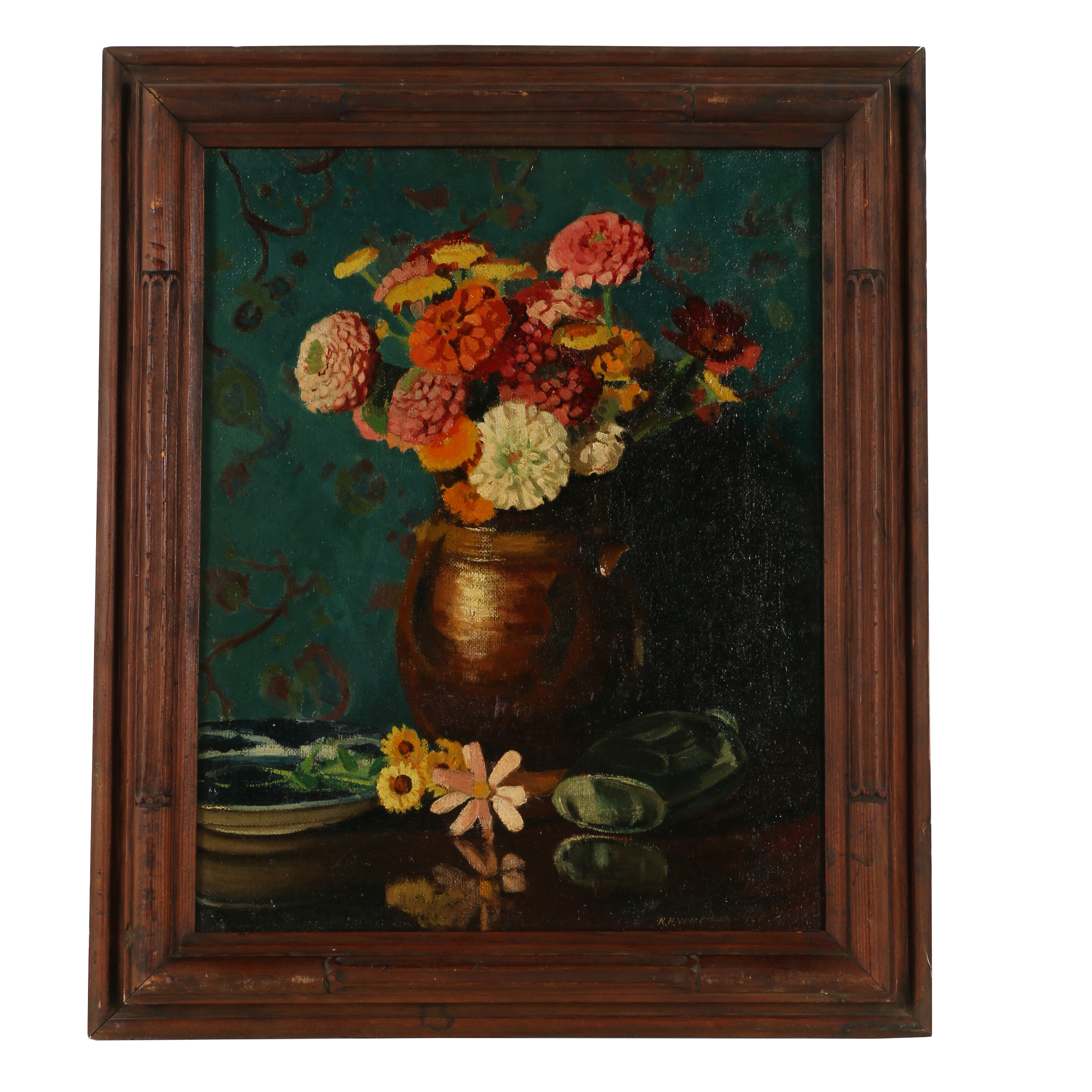 Robert Whitmore Oil Painting "Floral Still-Life" | EBTH