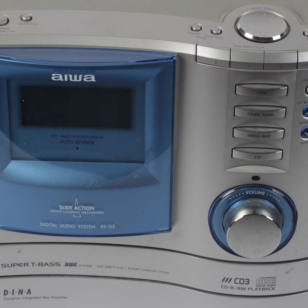 Aiwa Stereo Receiver with CD and Speakers | EBTH