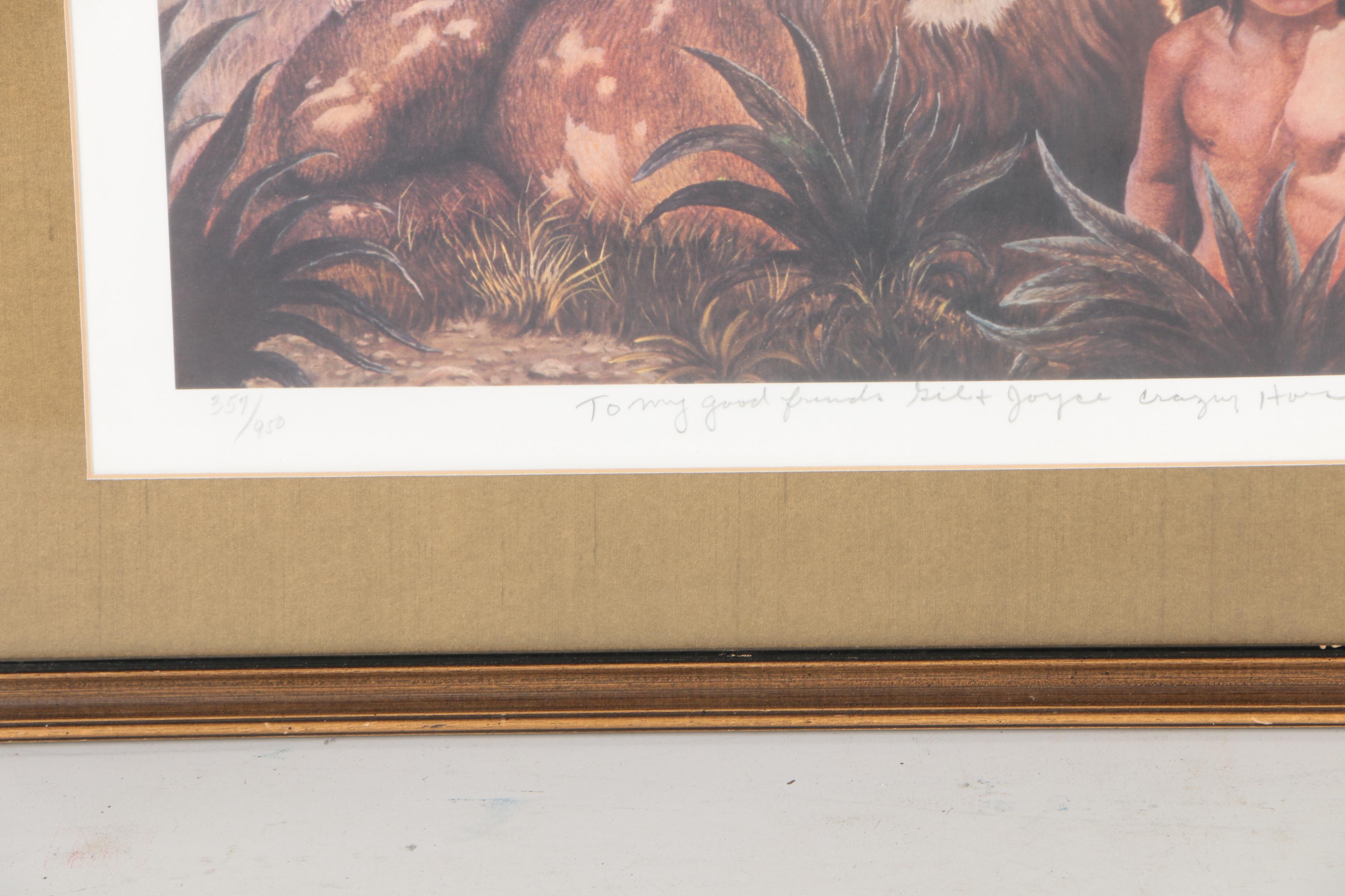 Gregory Perillo Limited Edition Offset Lithograph "The Peaceable ...