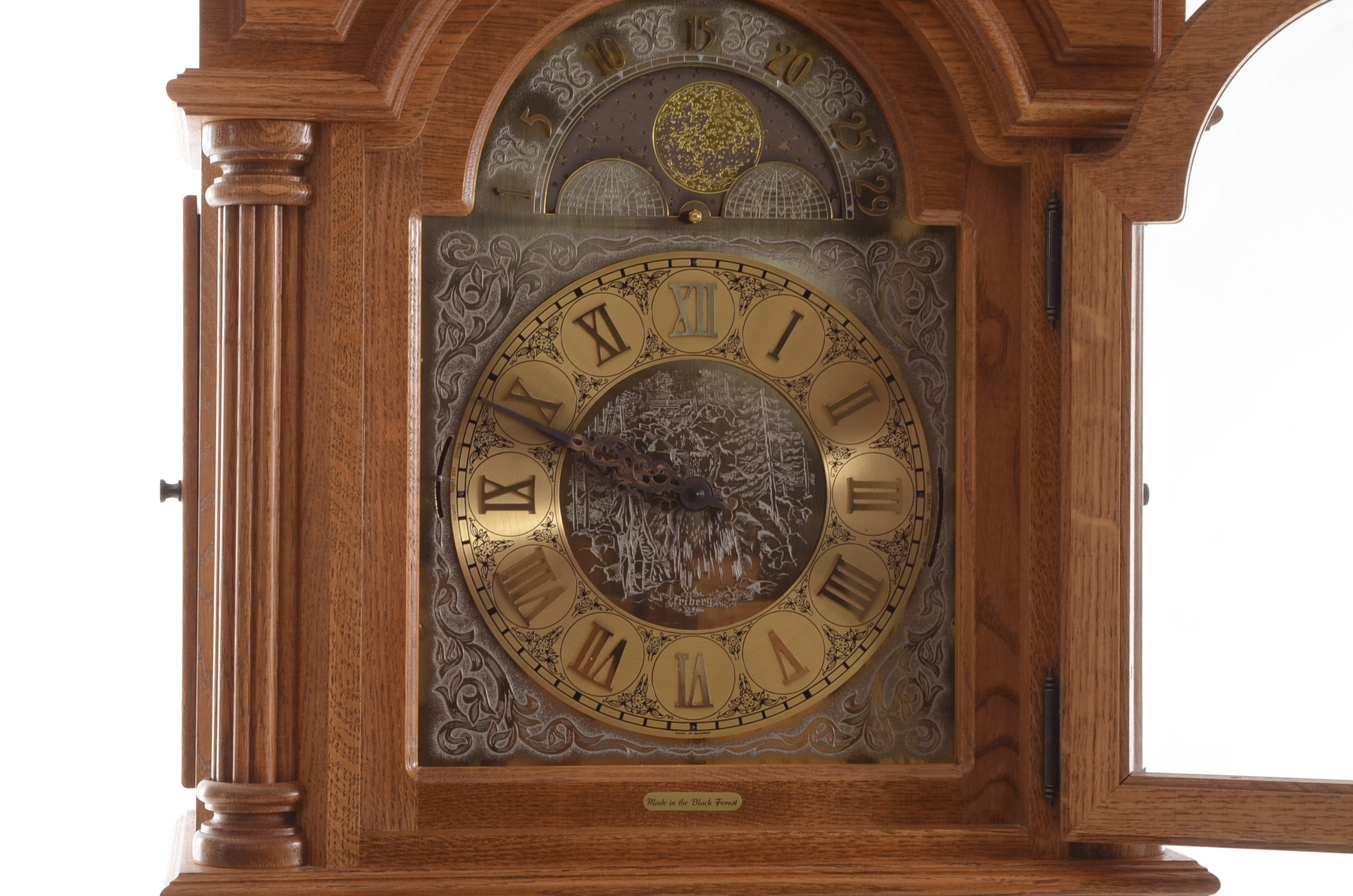 Black Forest Oak Grandfather Clock | EBTH