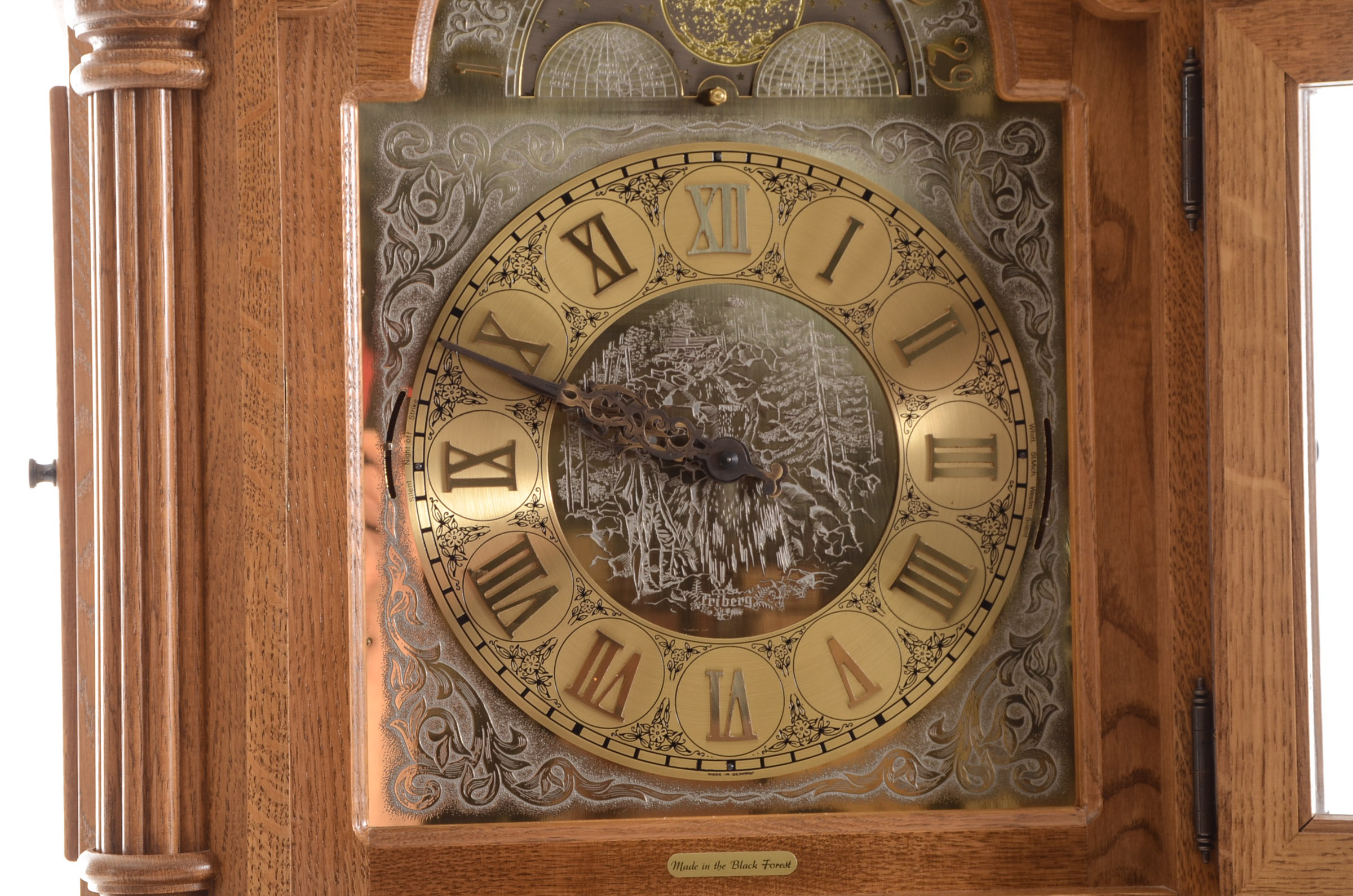 Black Forest Oak Grandfather Clock | EBTH